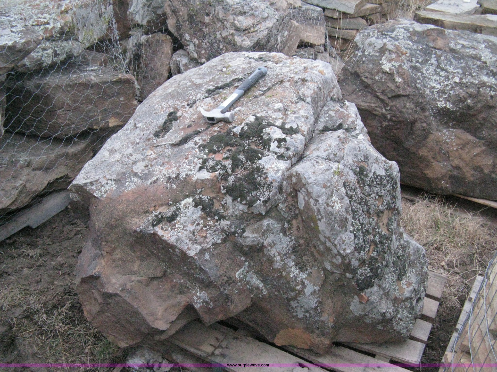 Arkansas rustic gray flagstone in Wichita, KS | Item AK9046 sold ...