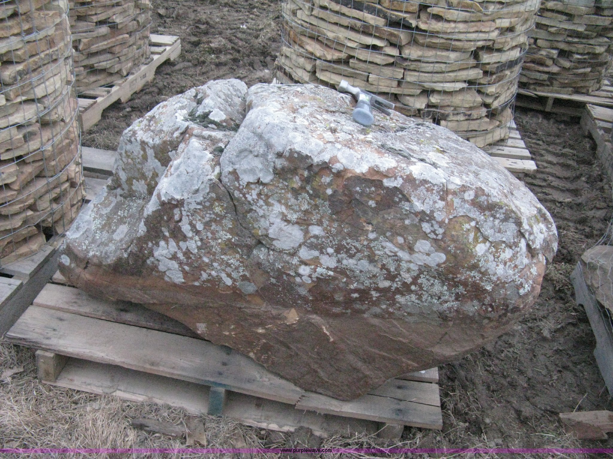 Arkansas rustic gray flagstone in Wichita, KS | Item AK9046 sold ...
