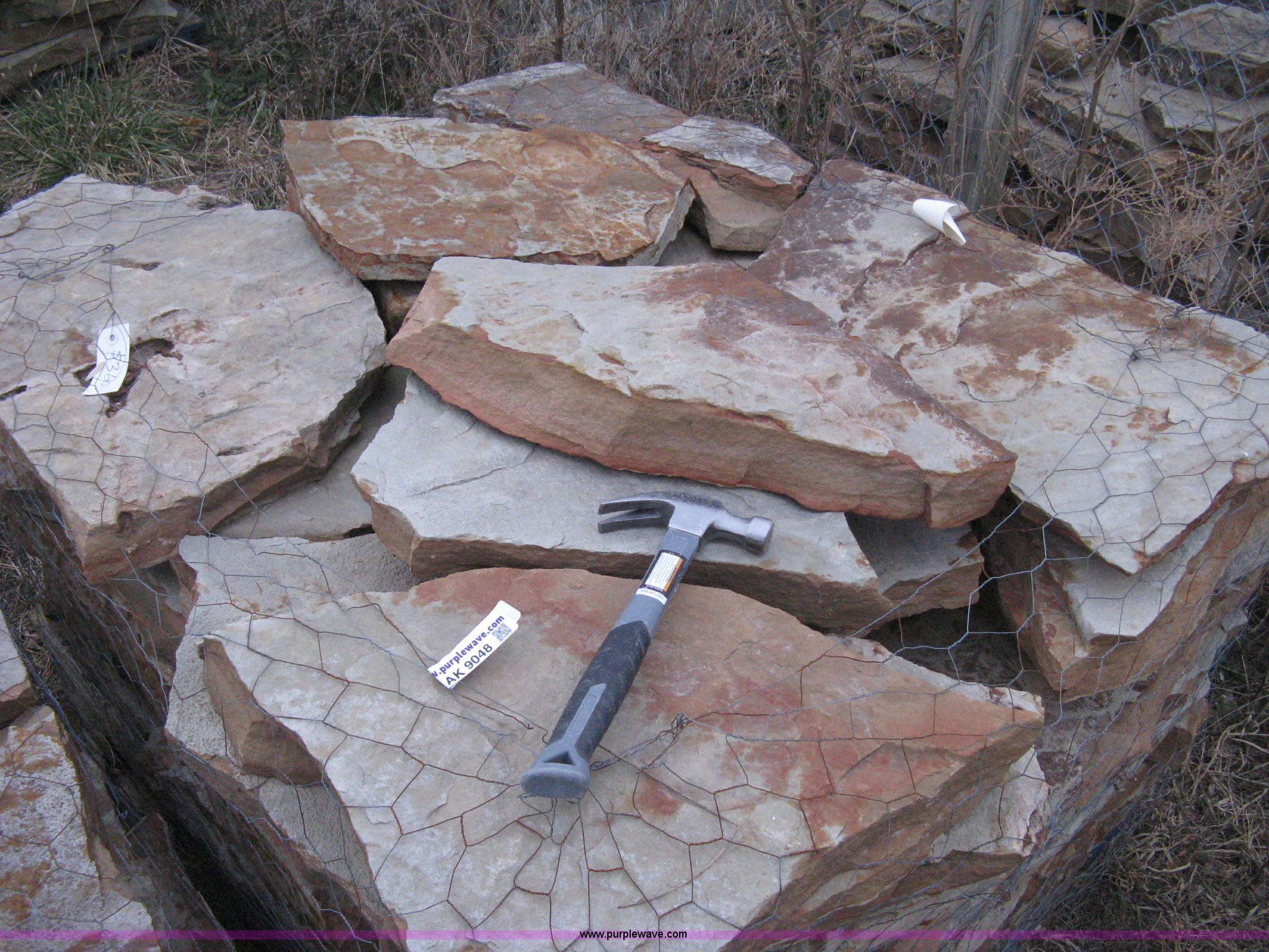 Arkansas rustic gray flagstone in Wichita, KS | Item AK9048 sold ...