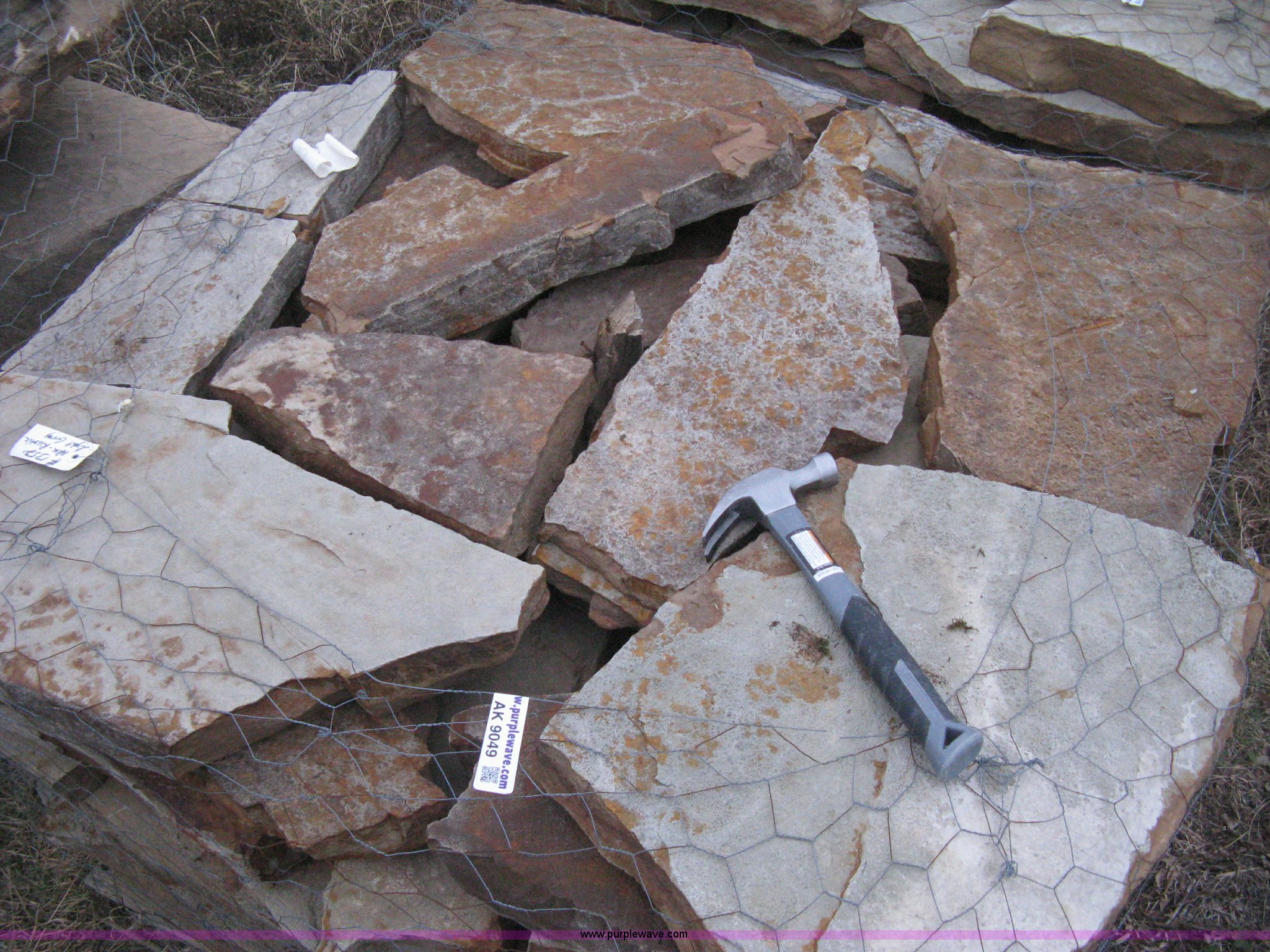 Arkansas rustic gray flagstone in Wichita, KS | Item AK9049 sold ...