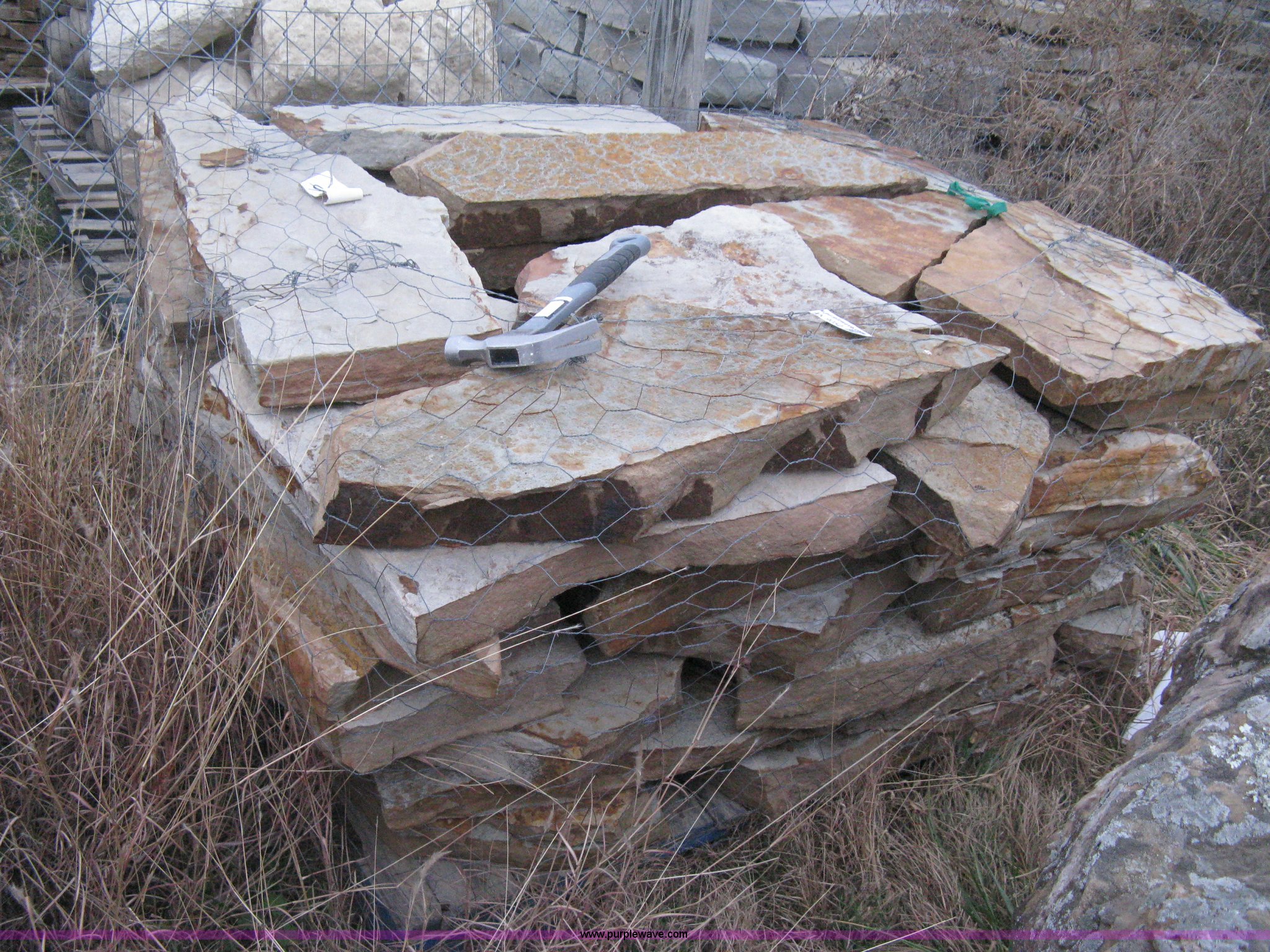 Arkansas rustic gray flagstone in Wichita, KS | Item AK9052 sold ...