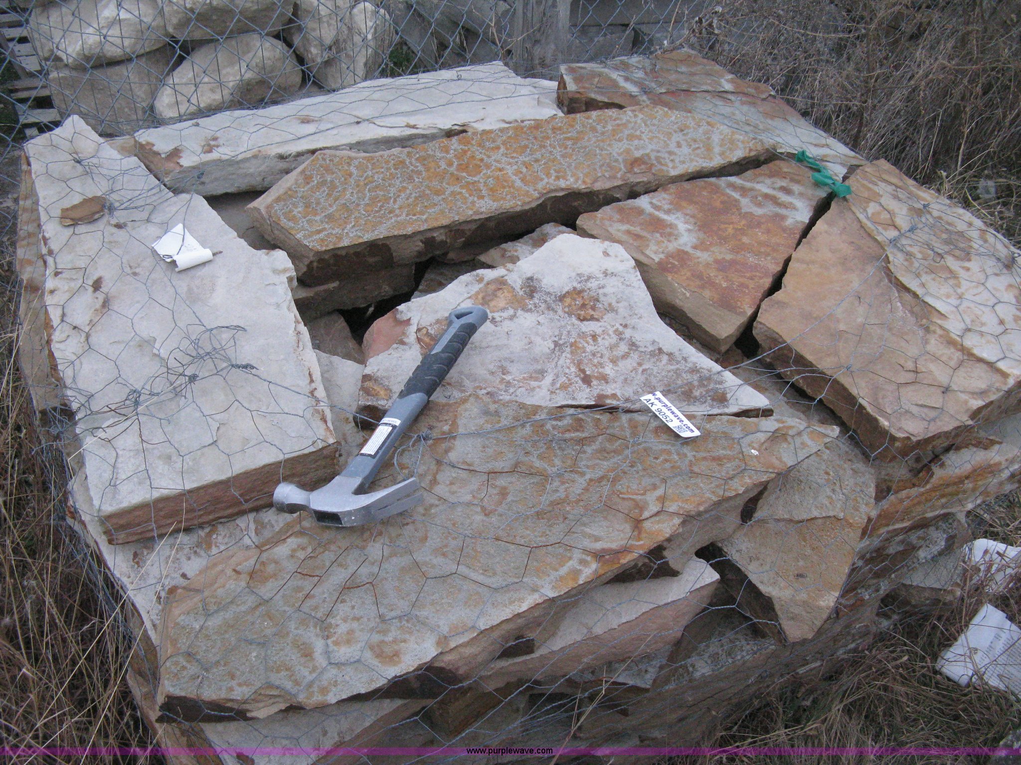 Arkansas rustic gray flagstone in Wichita, KS | Item AK9052 sold ...