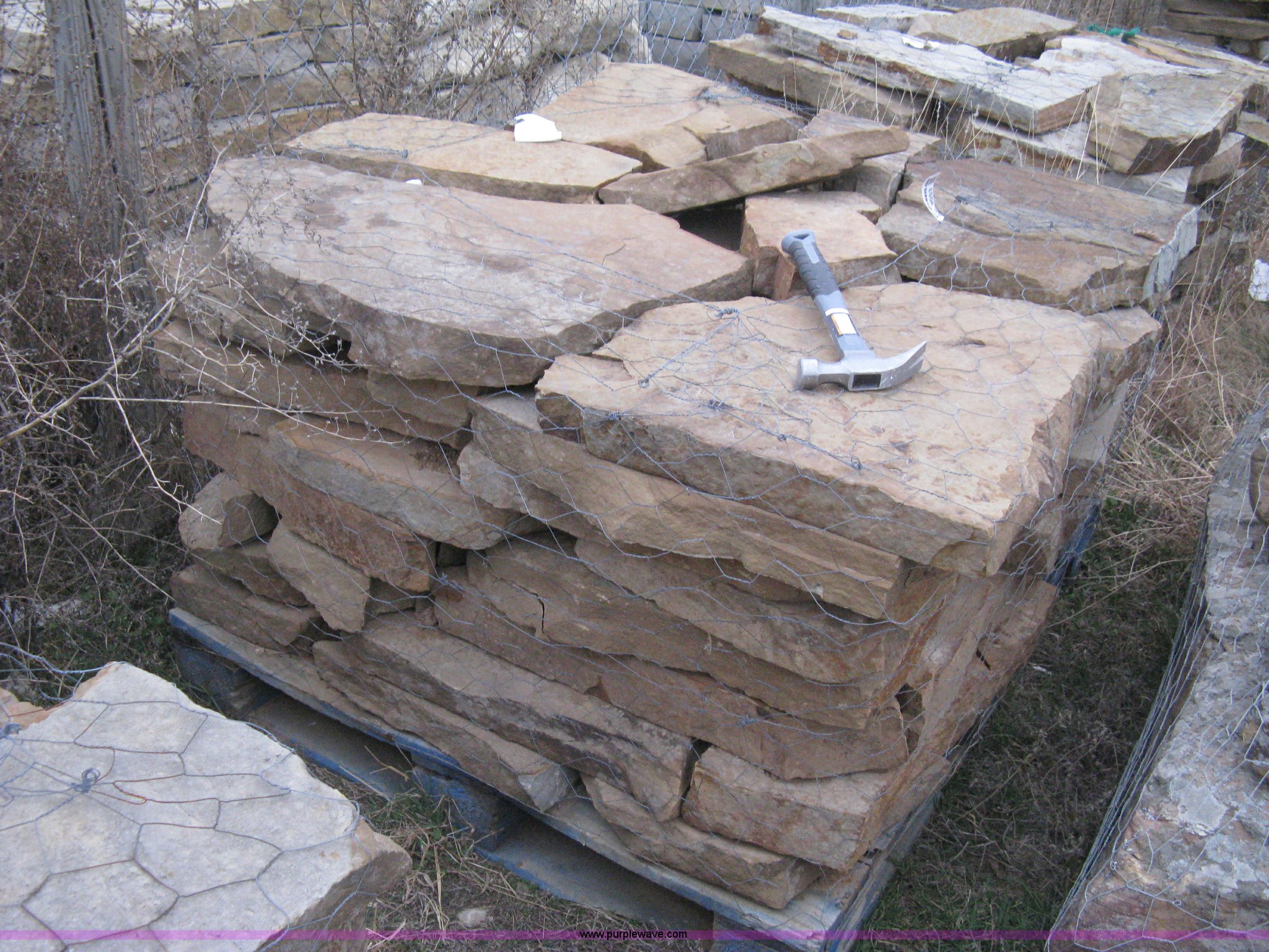 Arkansas rustic gray flagstone in Wichita, KS | Item AK9053 sold ...