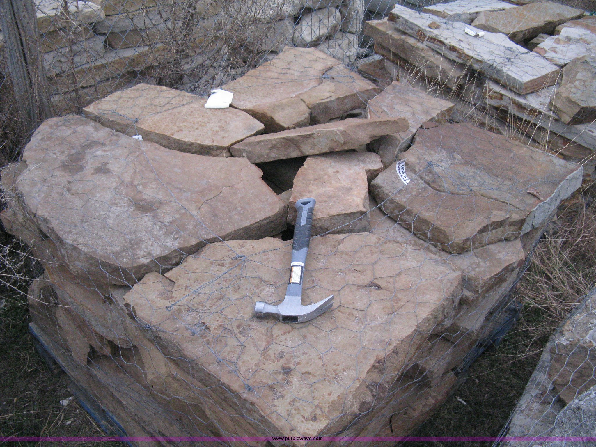 Arkansas rustic gray flagstone in Wichita, KS | Item AK9053 sold ...