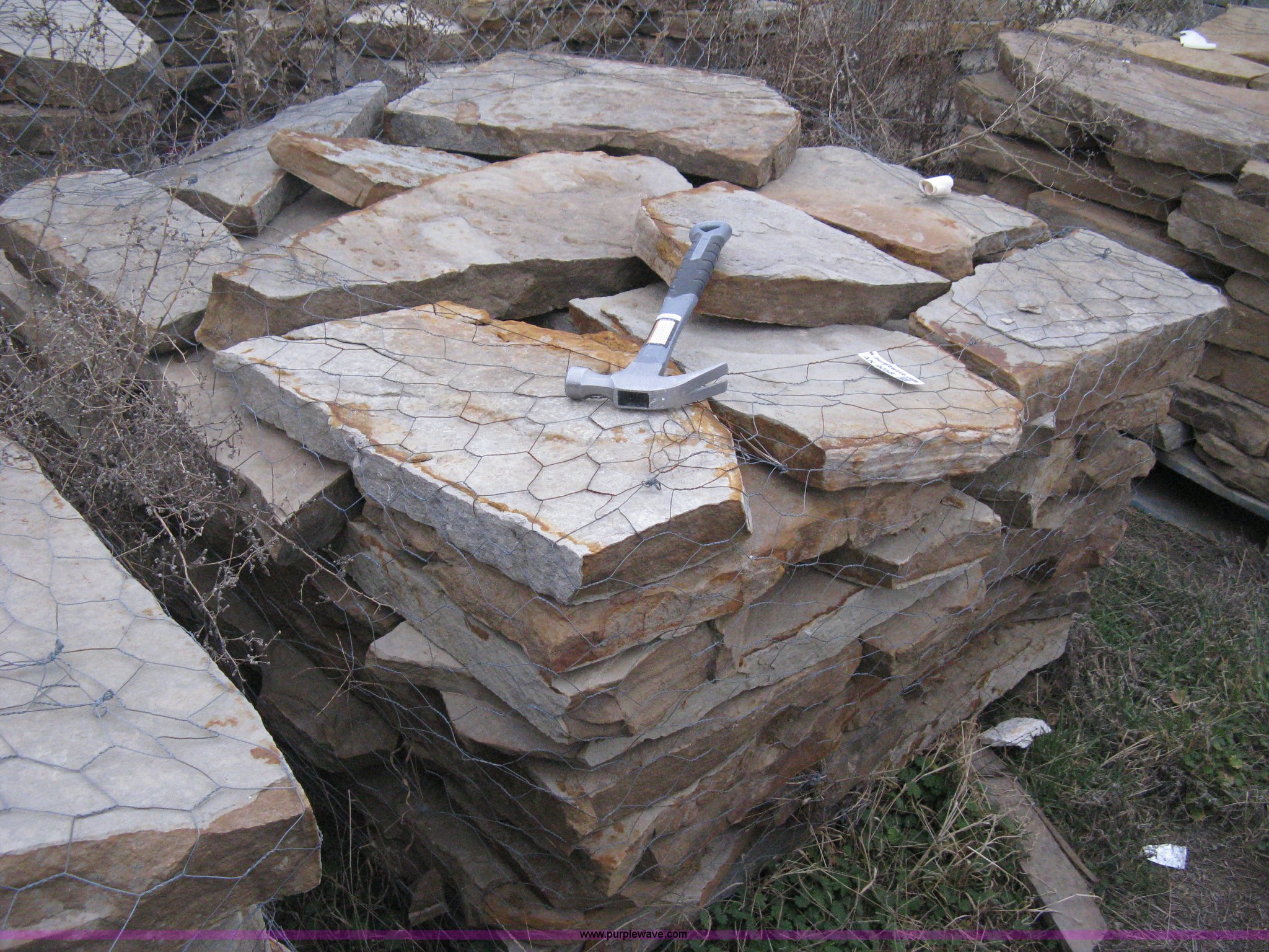 Arkansas rustic gray flagstone in Wichita, KS | Item AK9058 sold ...