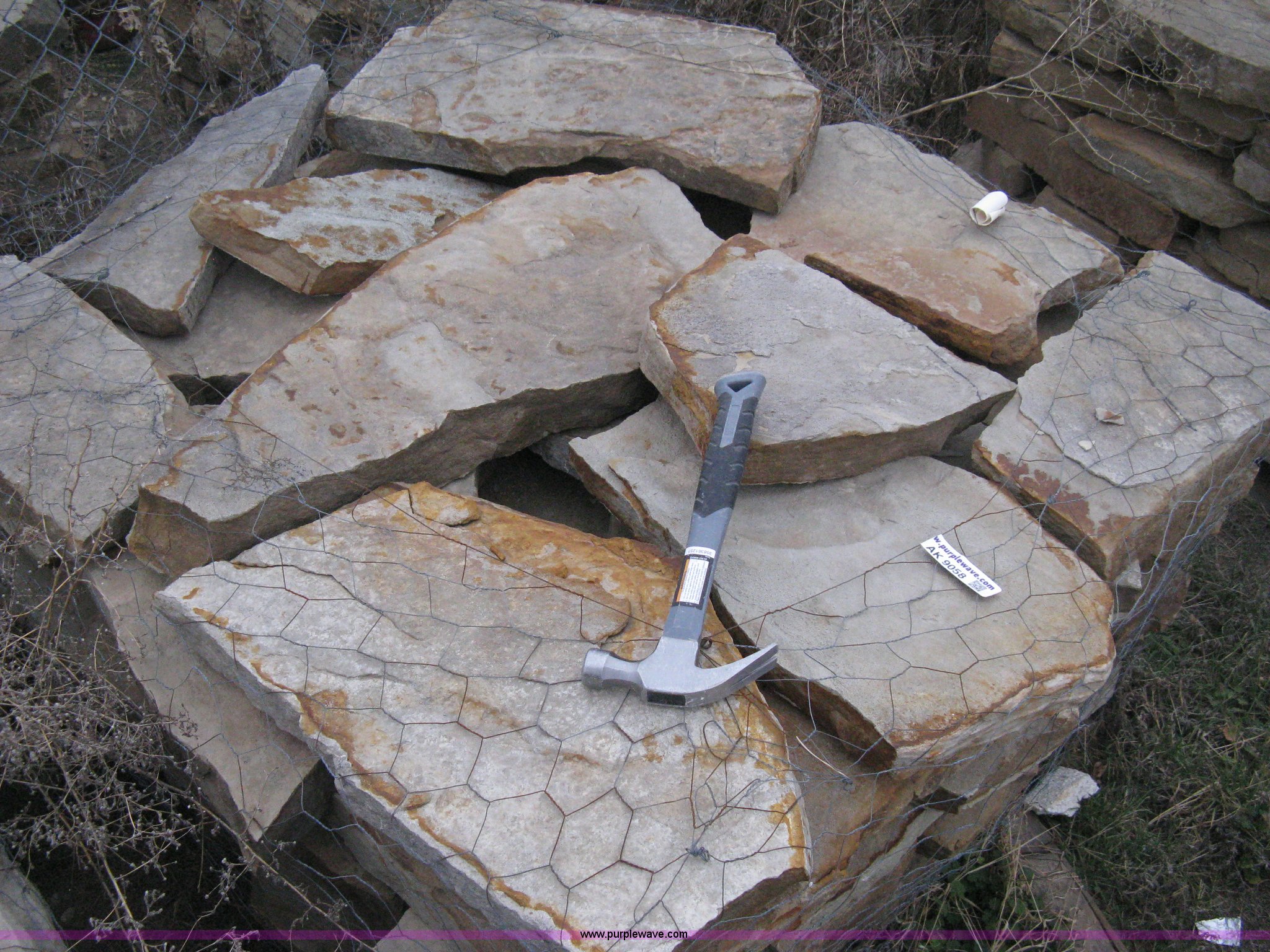Arkansas rustic gray flagstone in Wichita, KS | Item AK9058 sold ...