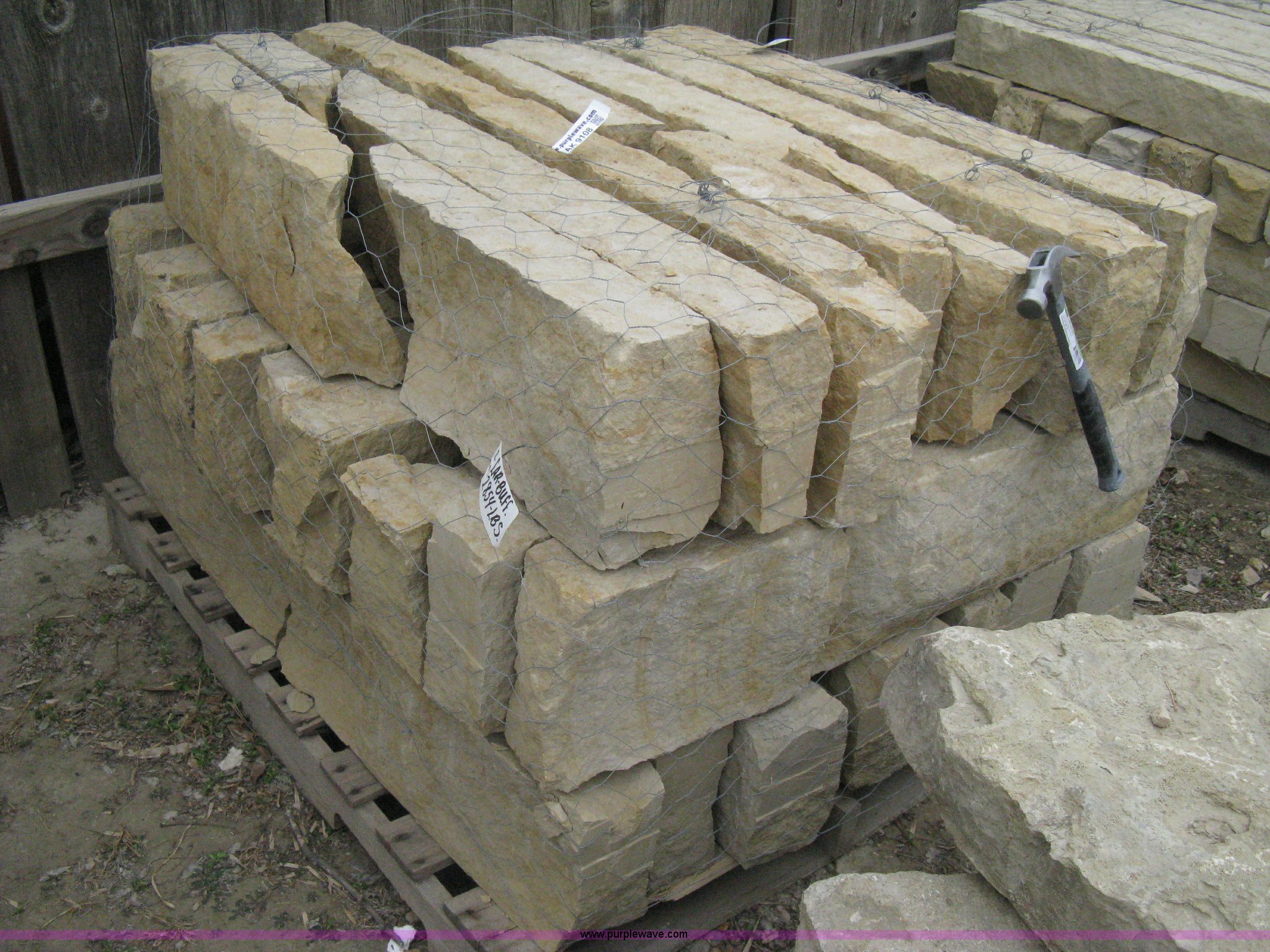 10" X 4" buff stone edging/building stone in Wichita, KS | Item AK9108 ...