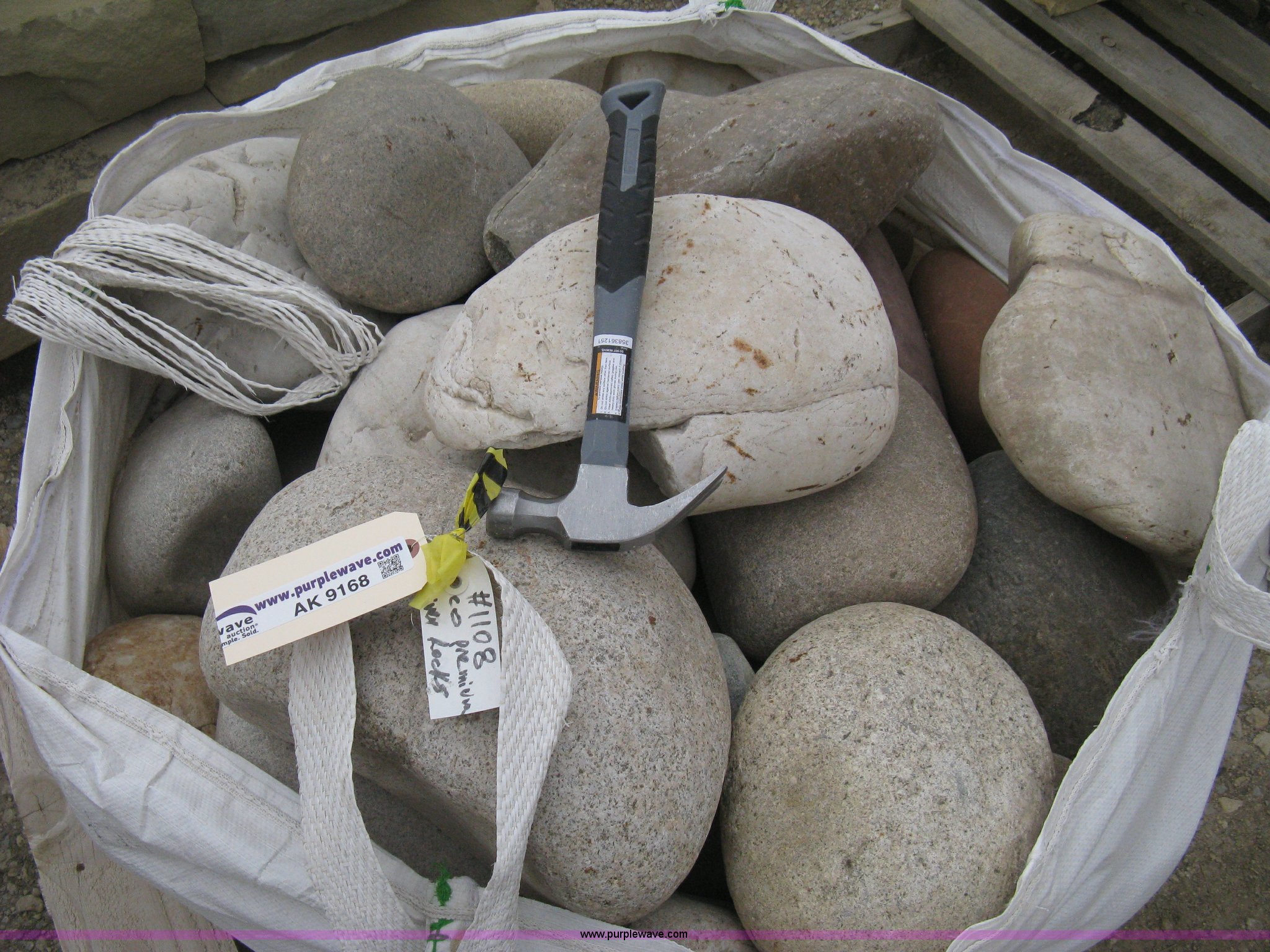 Colorado river rock bag and 6 pieces on a pallet in Wichita, KS | Item ...