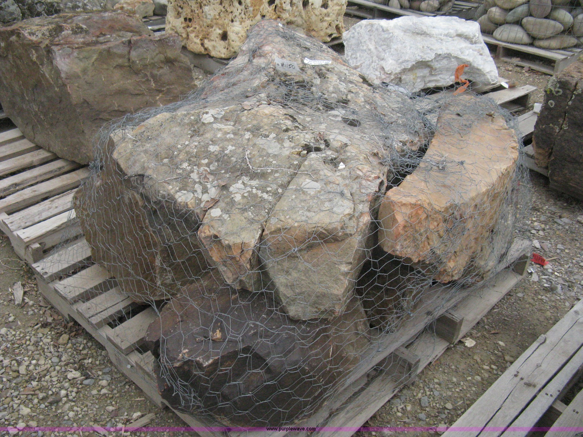 Moss rock boulders in Wichita, KS | Item AK9188 sold | Purple Wave