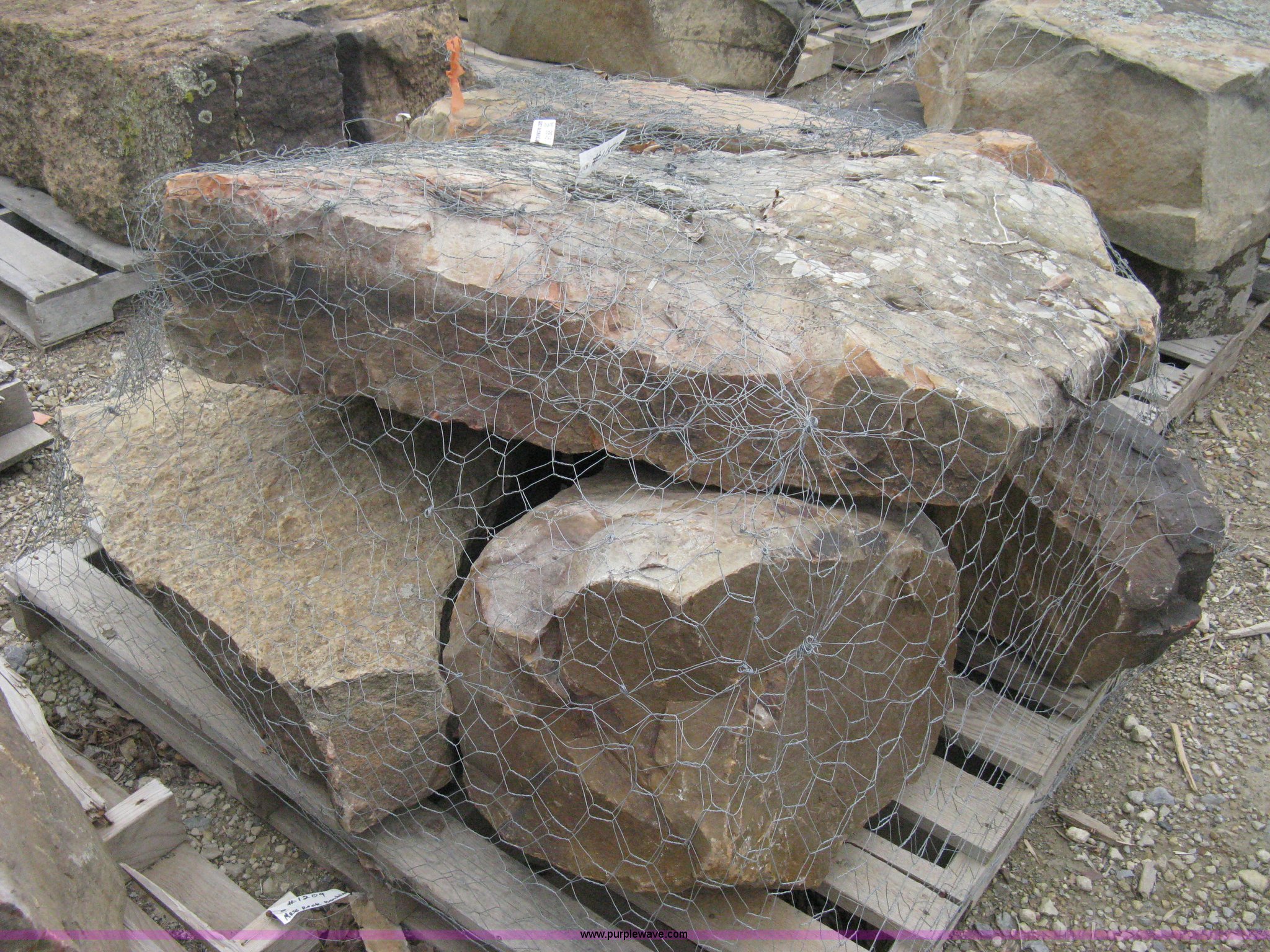 Moss rock boulders in Wichita, KS | Item AK9188 sold | Purple Wave