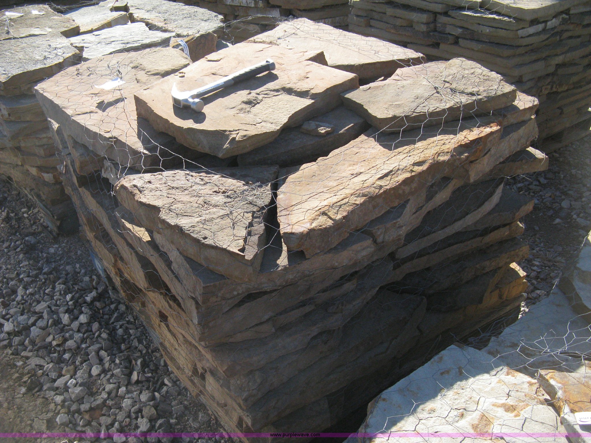 Rustic Arkansas light gray flagstone Unknown weight. in Wichita, KS ...