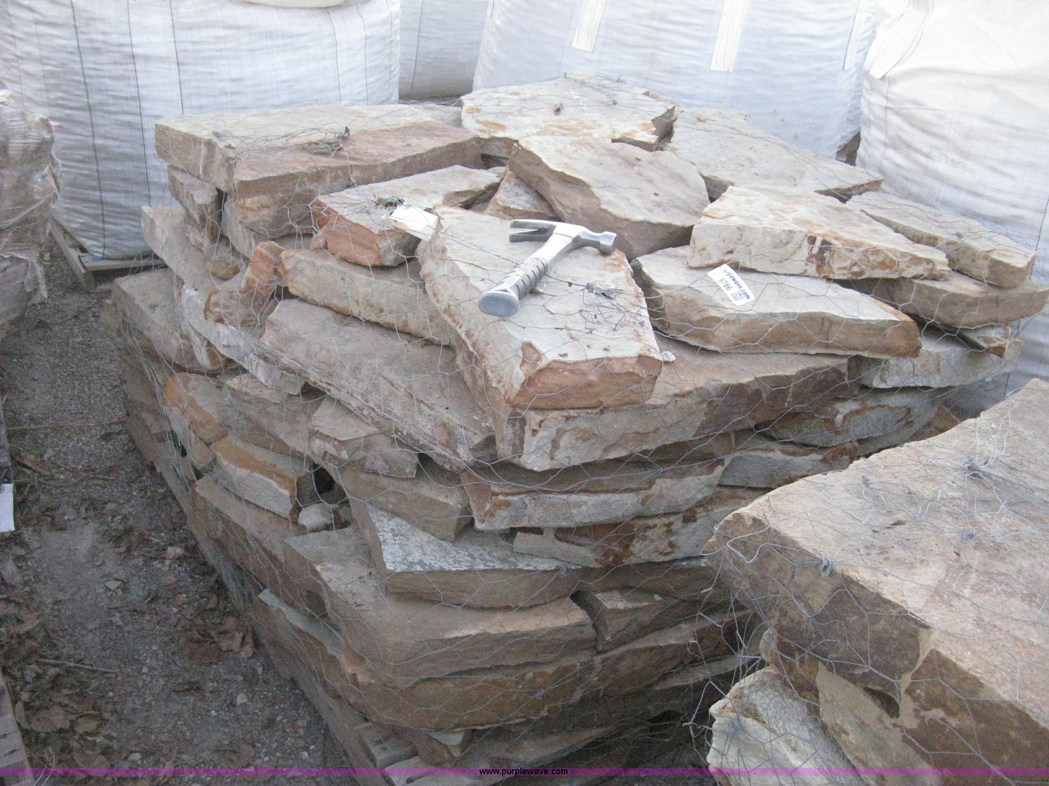 Arkansas rustic light gray flagstone in Wichita, KS | Item Y9786 sold ...