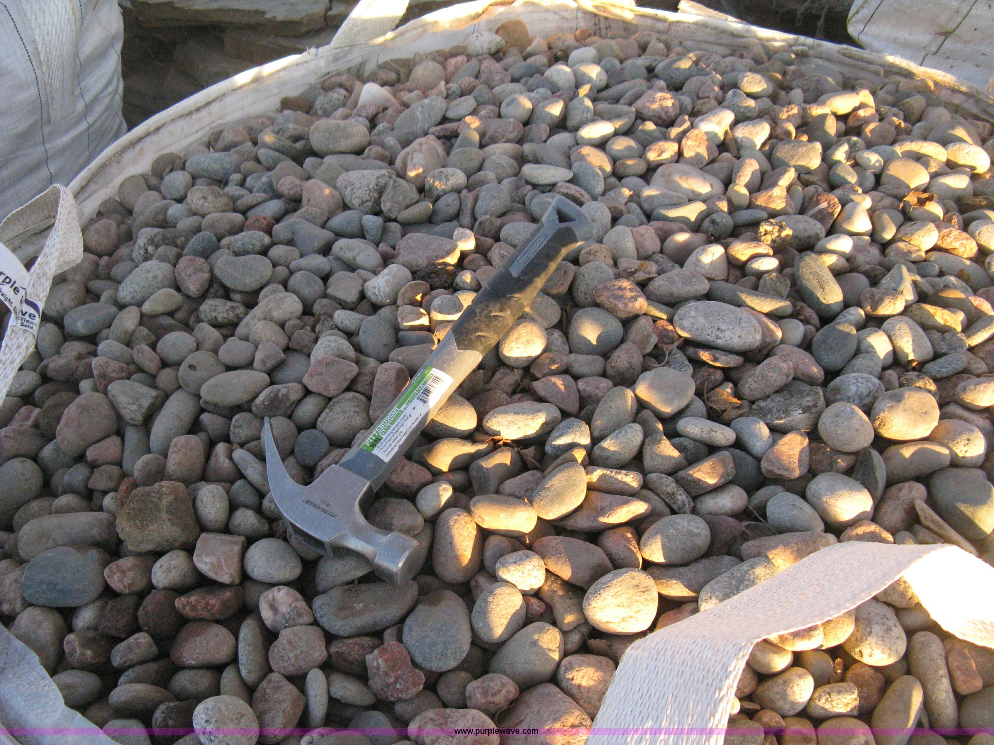 1" - 2" Colorado river rock in Wichita, KS | Item Y9792 sold | Purple Wave