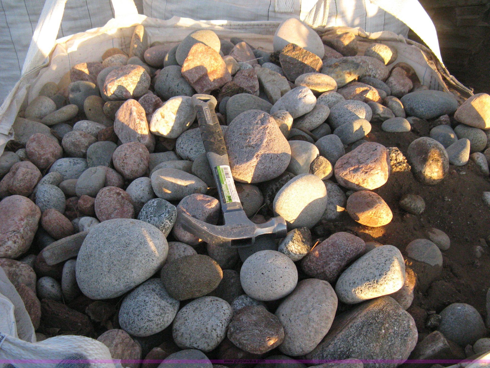 2" - 4" Colorado river rock in Wichita, KS | Item Y9793 sold | Purple Wave