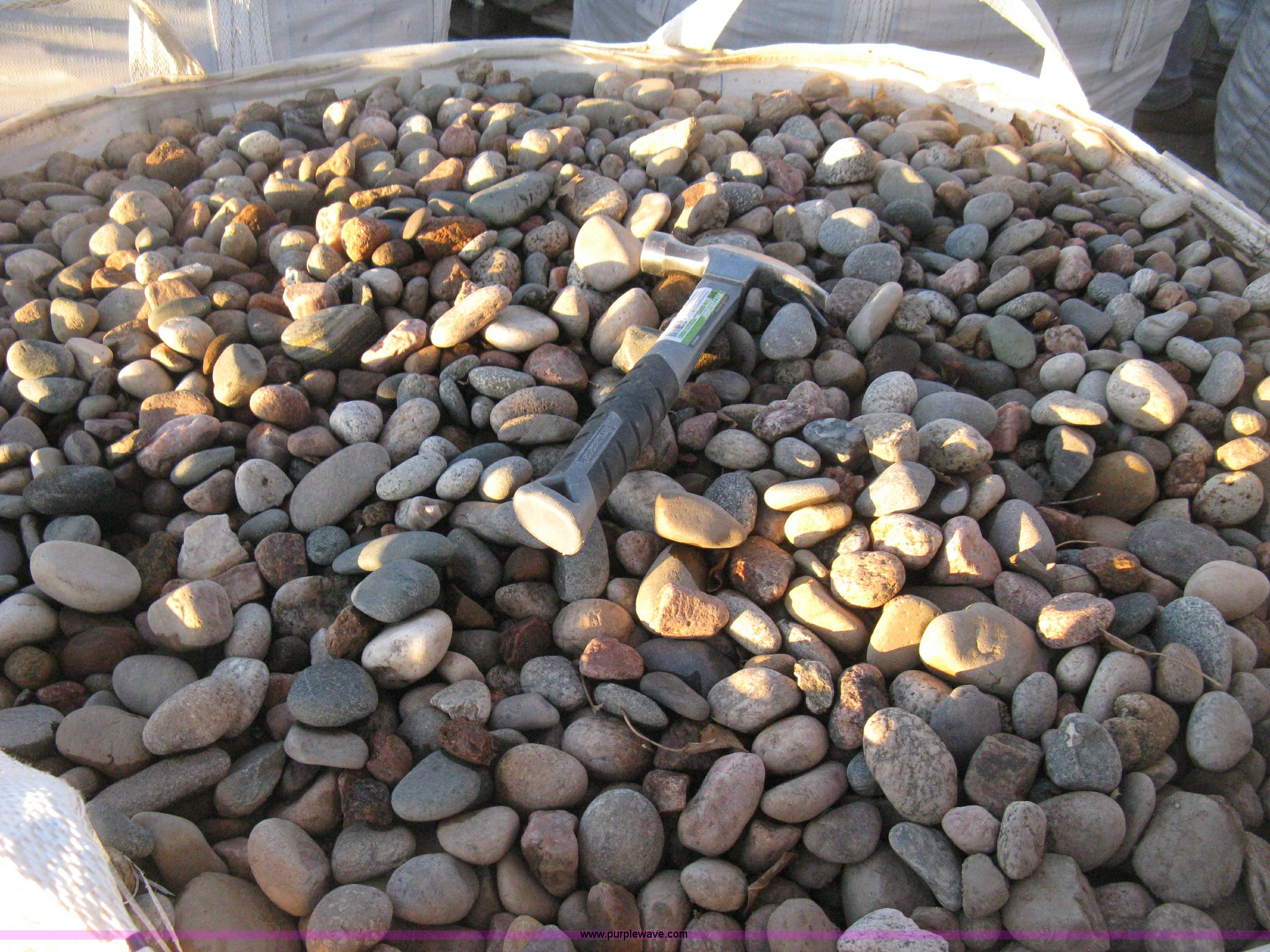 1" - 2" Colorado river rock in Wichita, KS | Item Y9796 sold | Purple Wave