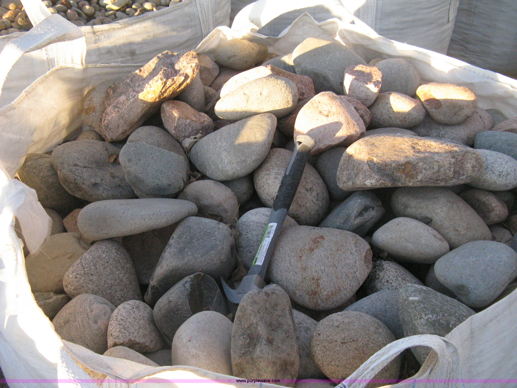 4" - 8" Colorado river rock in Wichita, KS | Item Y9810 sold | Purple Wave