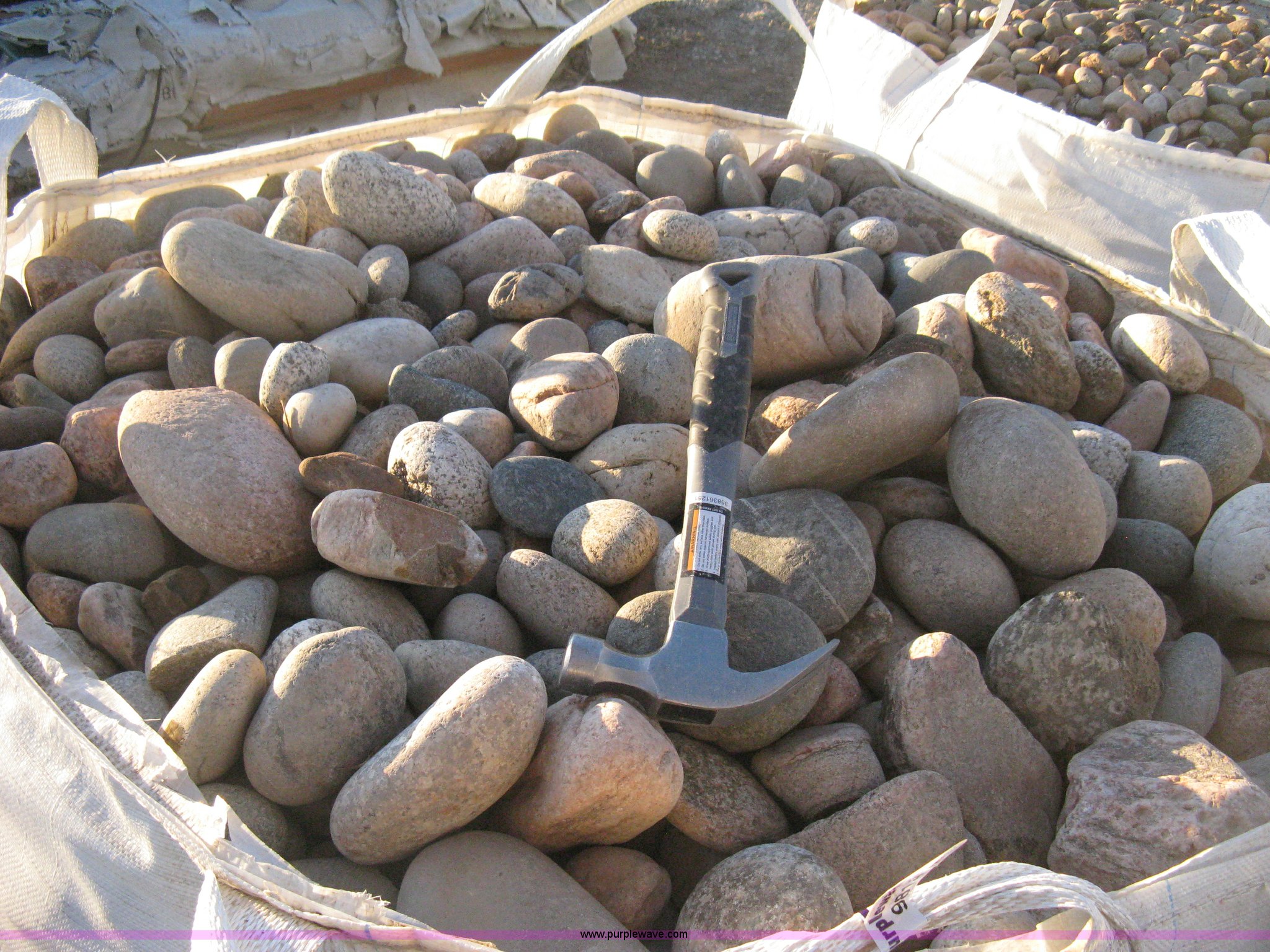 2" - 4" Colorado river rock in Wichita, KS | Item Y9814 sold | Purple Wave