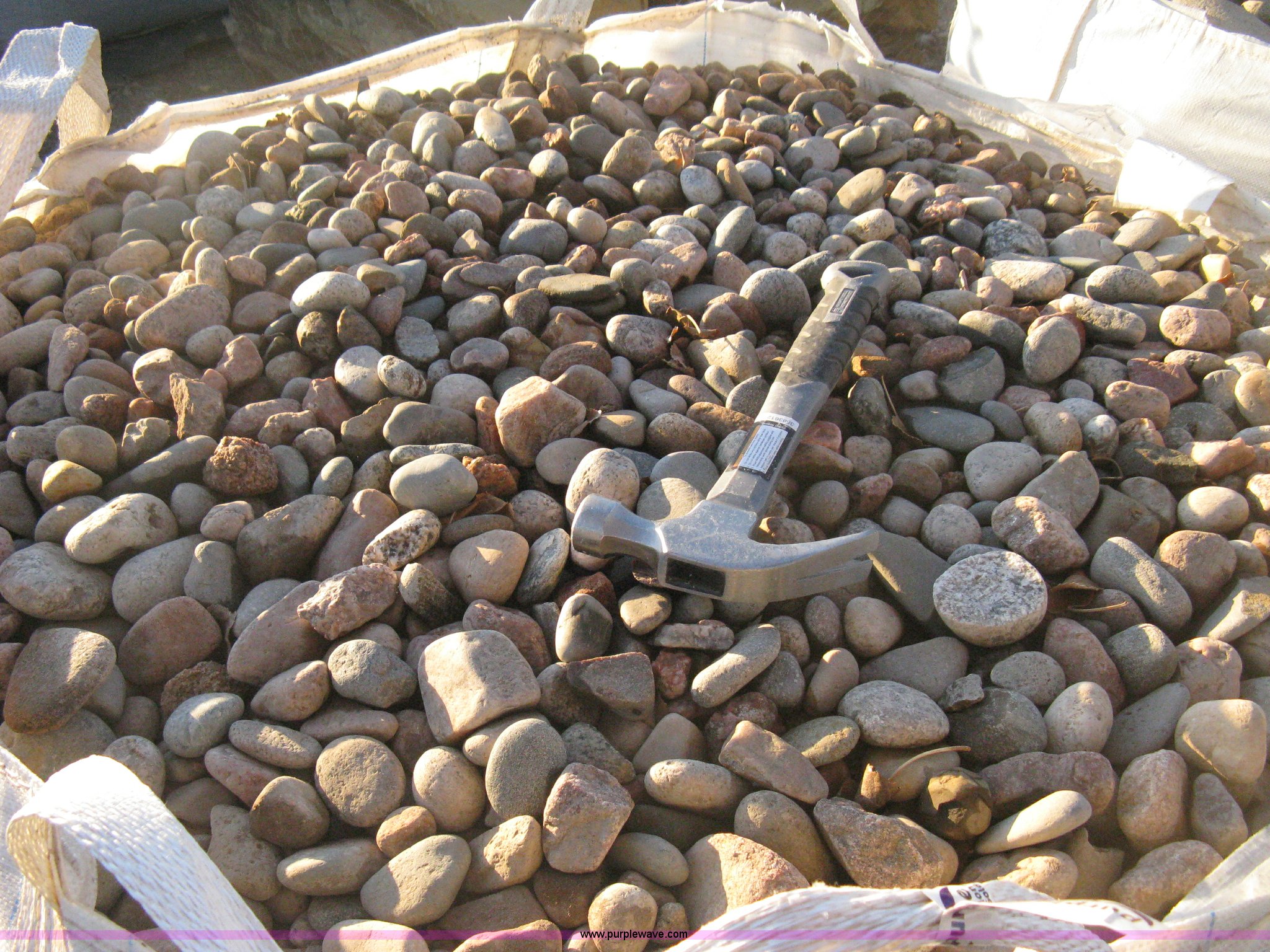 1" - 2" Colorado river rock in Wichita, KS | Item Y9816 sold | Purple Wave