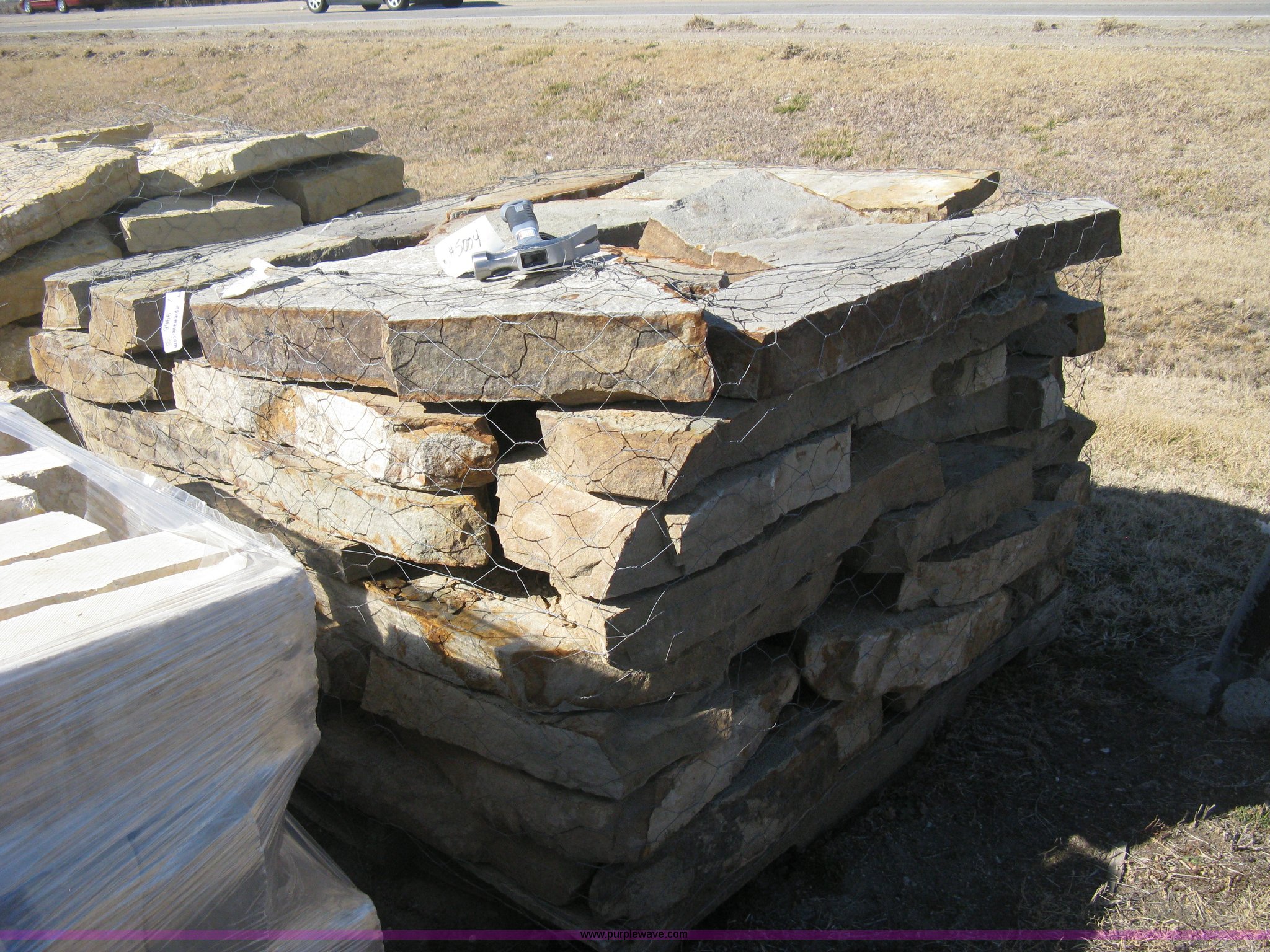 Arkansas rustic gray flagstone in Wichita, KS | Item Z9966 sold ...