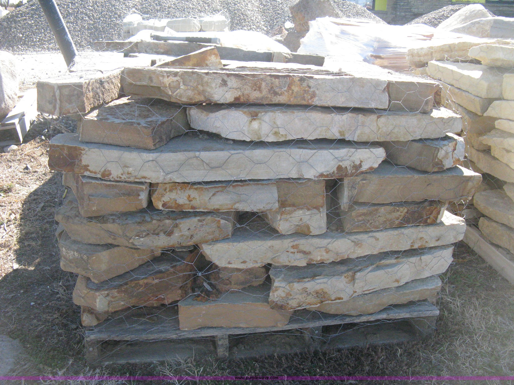 Arkansas rustic gray flagstone in Wichita, KS | Item Z9966 sold ...