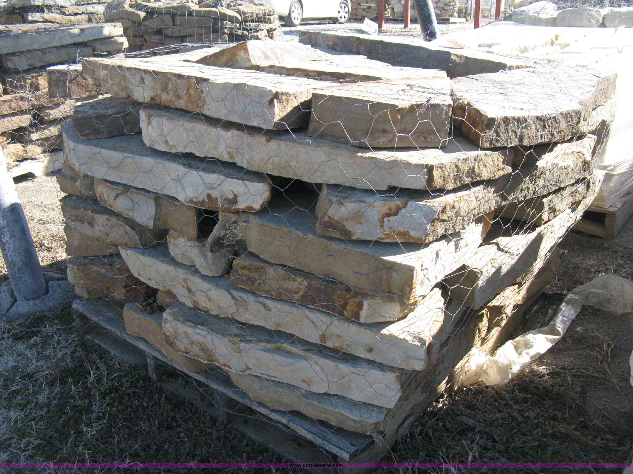 Arkansas rustic gray flagstone in Wichita, KS | Item Z9966 sold ...
