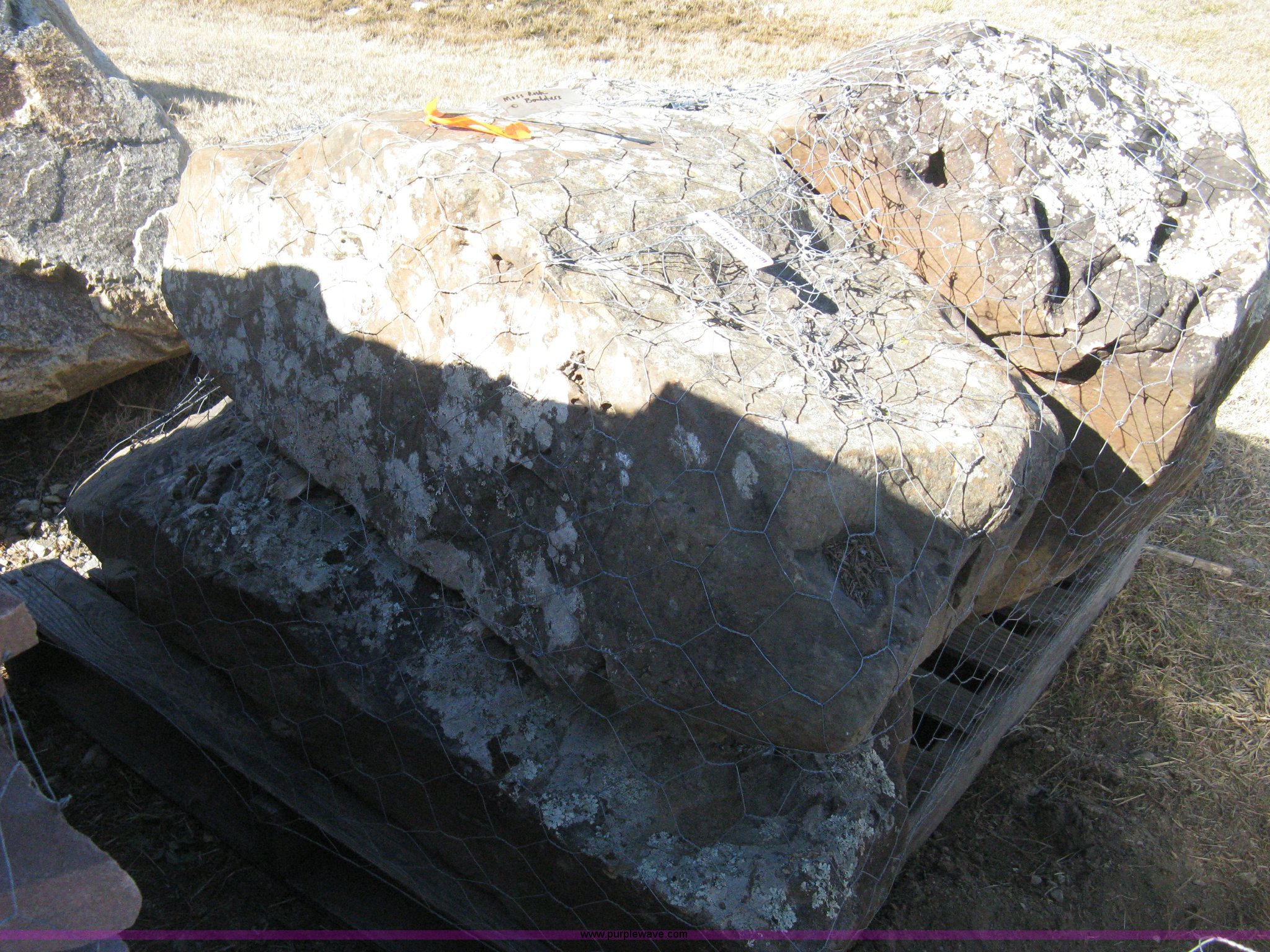 Moss rock boulders in Wichita, KS | Item Z9989 sold | Purple Wave