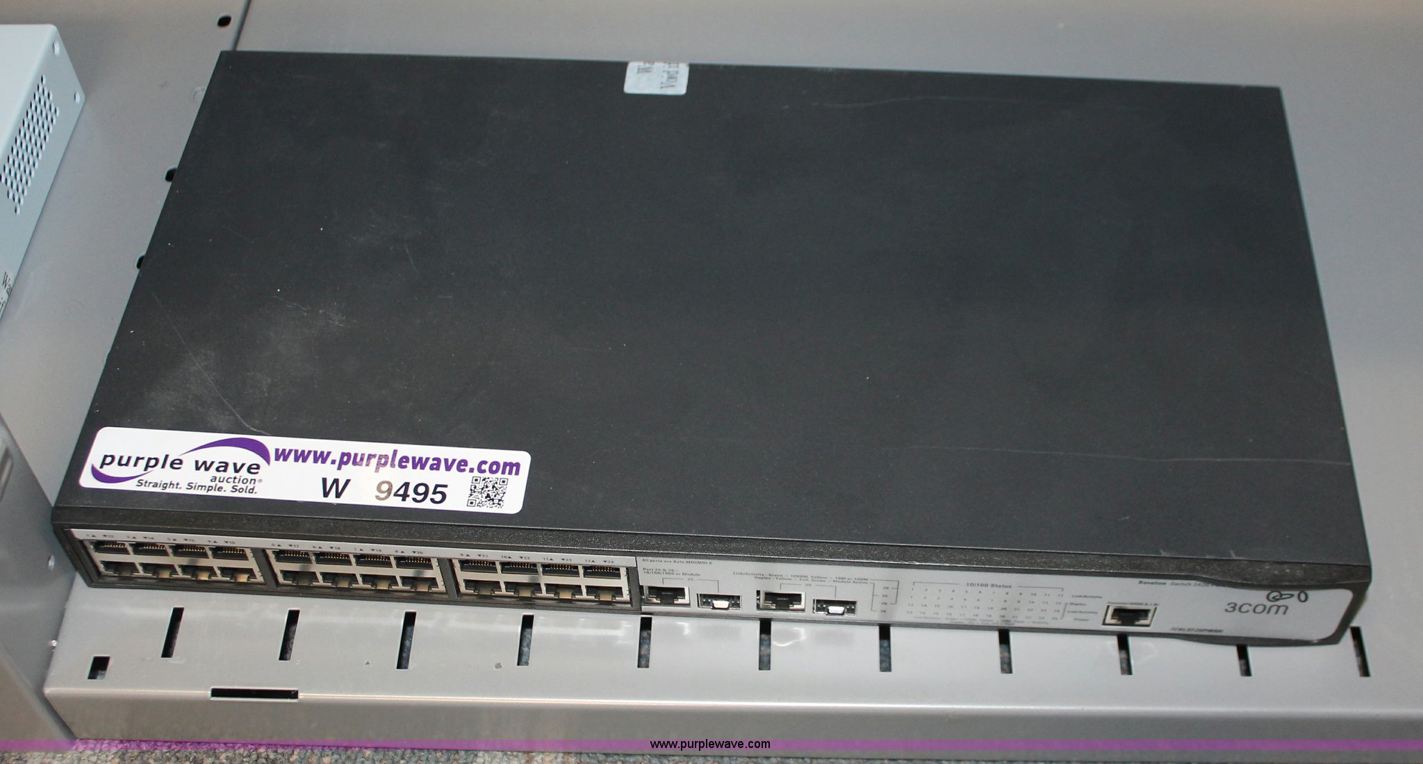 3Com switch 2426-PWR Plus, 3CBLSF26PWRH in Newton, KS | Item W9495 sold ...