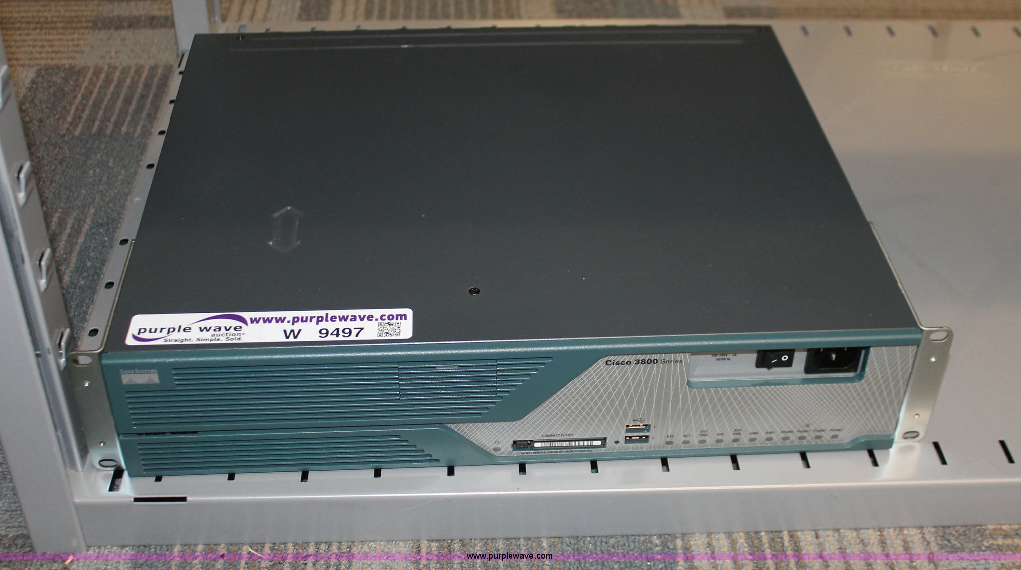 Cisco 3825 router with T3/E3 card installed in Newton, KS | Item W9497 ...