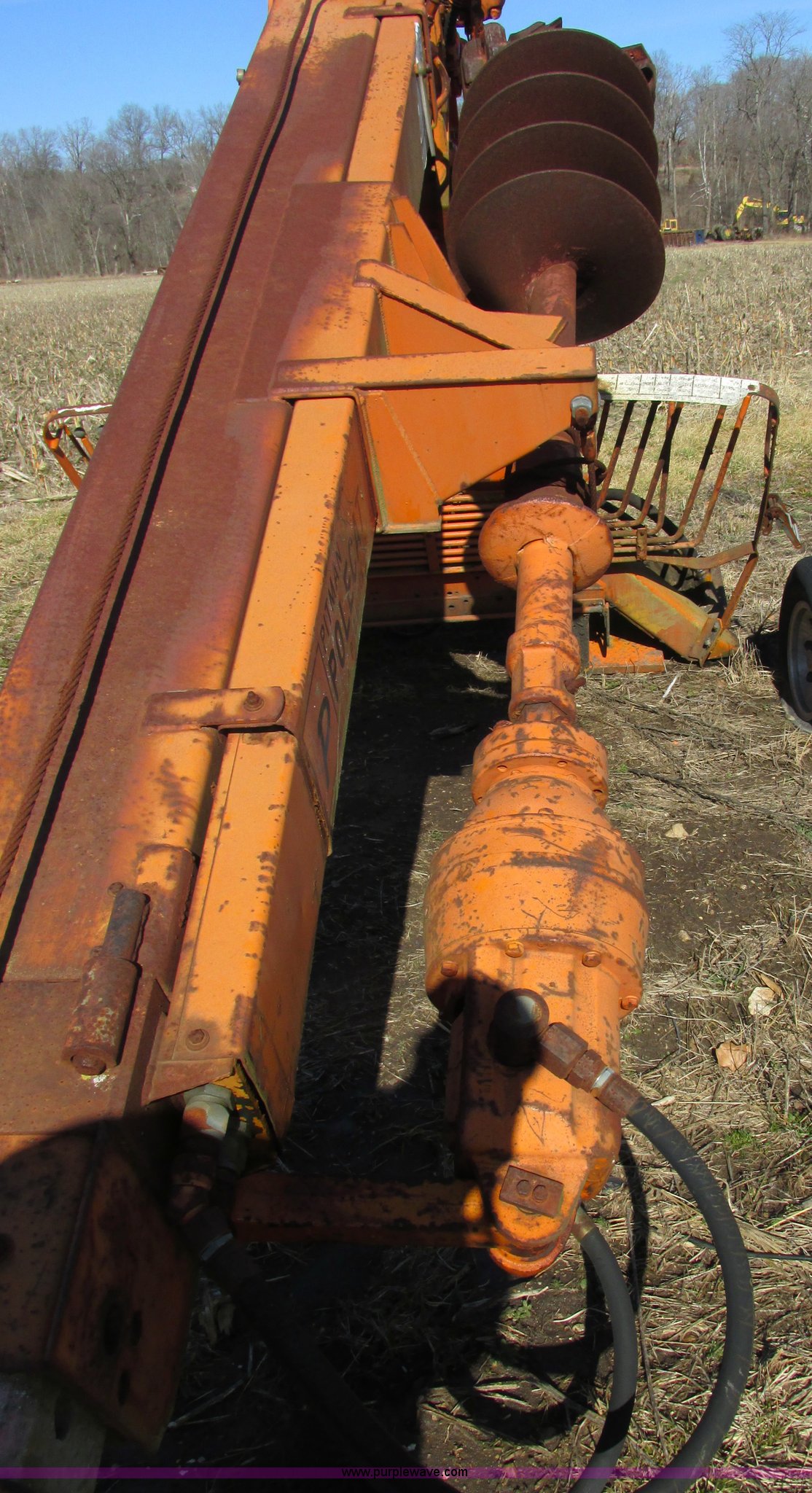Pitman Polecat hydraulic boom and auger assembly in Wright City, MO ...