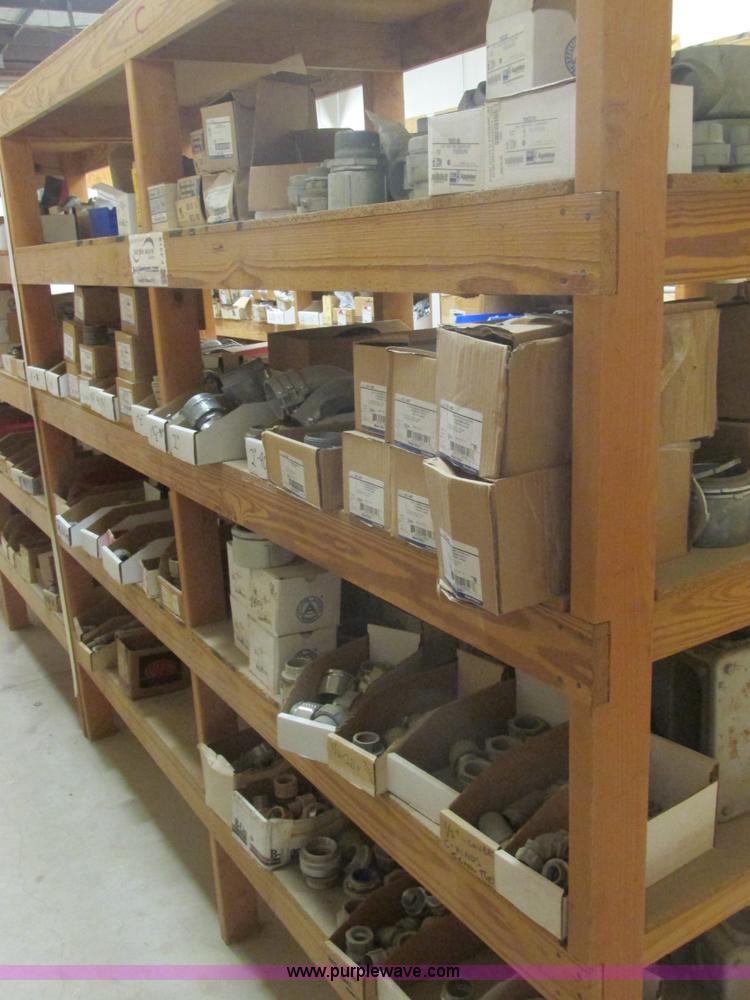 Assorted electrical conduit flex connectors, unions, and splice unions ...