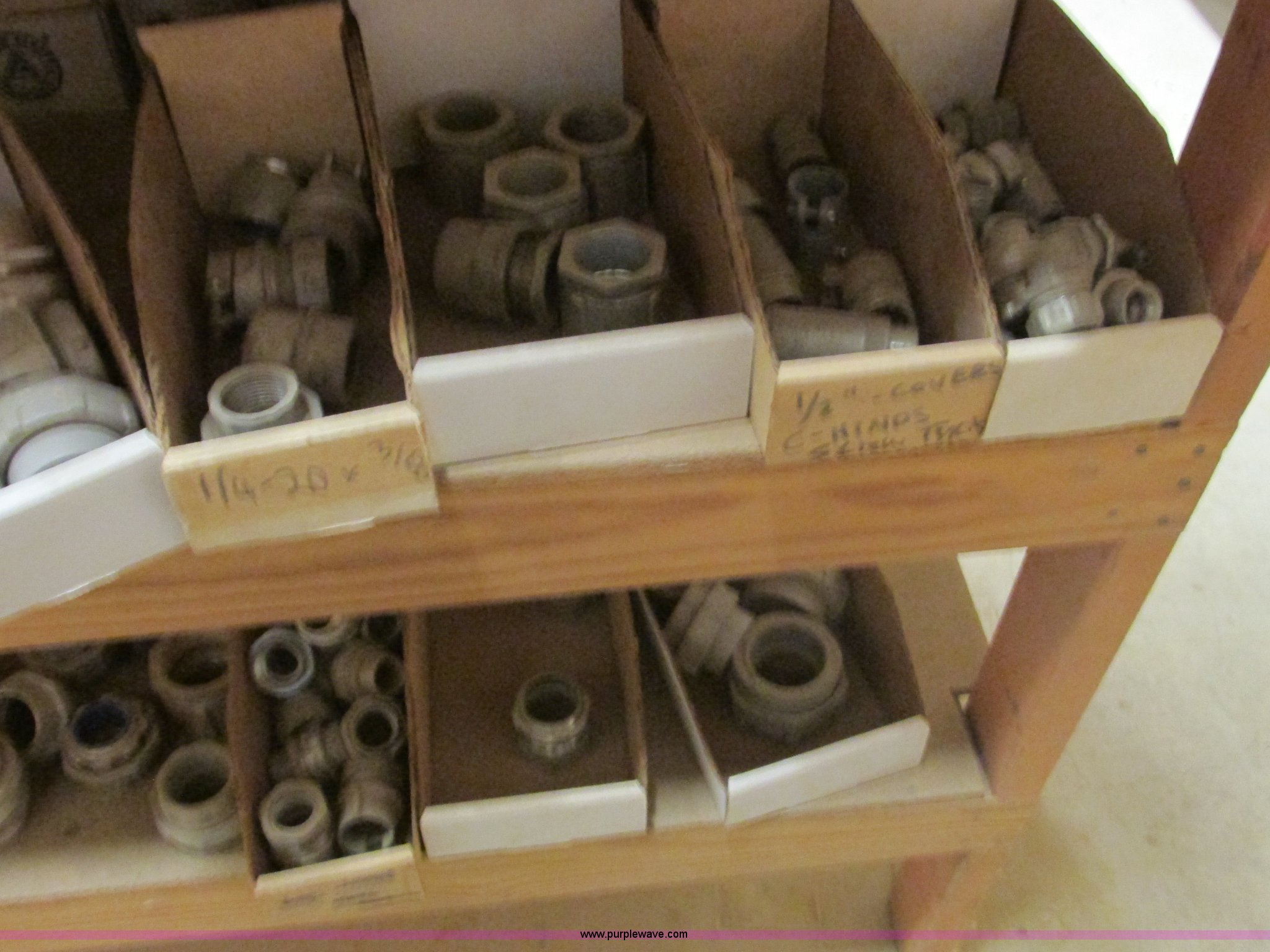 Assorted electrical conduit flex connectors, unions, and splice unions ...