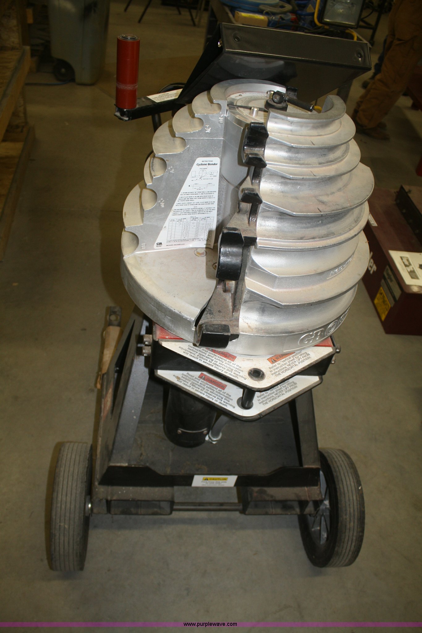 Gardner Cyclone conduit bender in Rossville, KS | Item S9925 sold ...