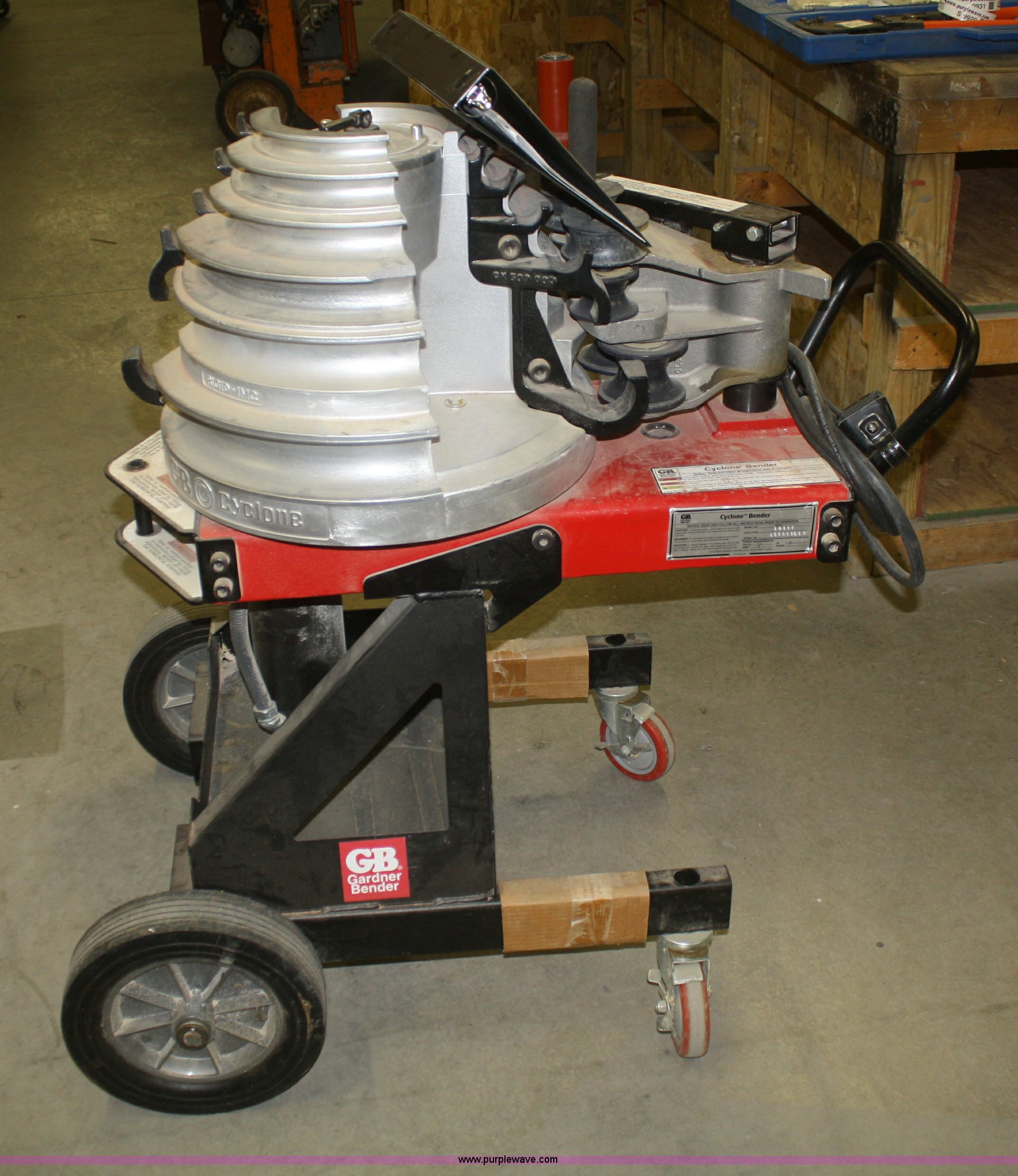 Gardner Cyclone conduit bender in Rossville, KS | Item S9925 sold ...