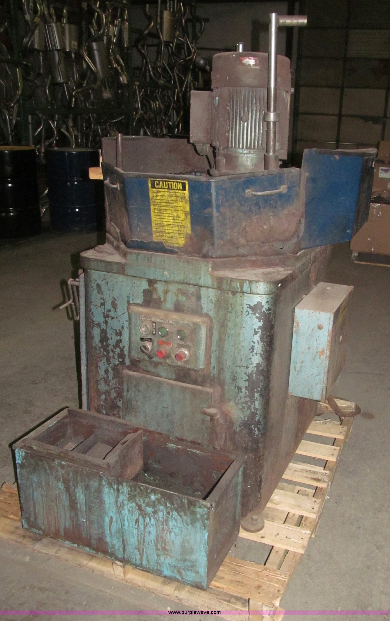 Winona F6500 flywheel grinder in Lincoln, NE | Item B5406 sold | Purple ...