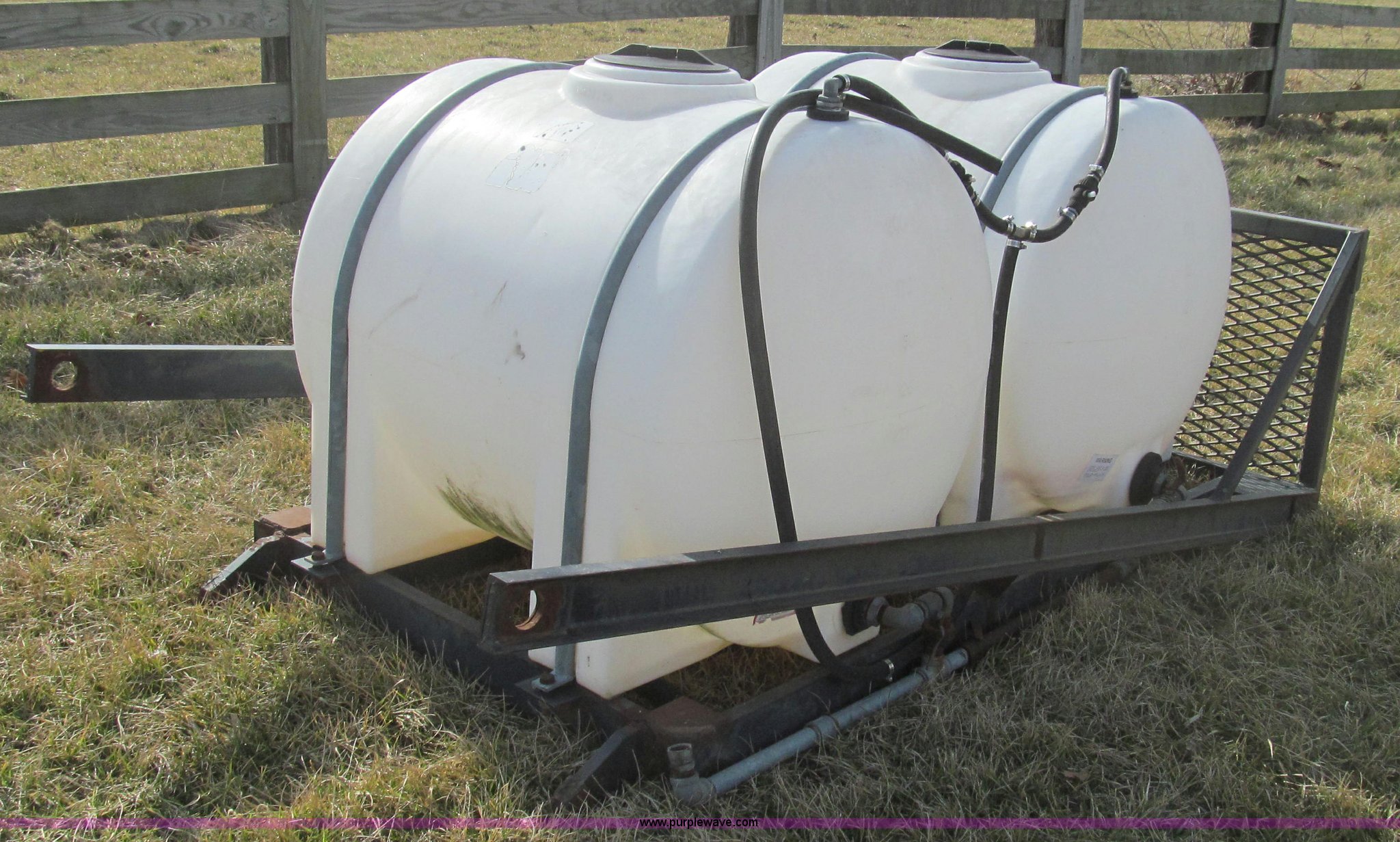 (2) front mounted tractor spray tanks in Fulton, MO | Item E3781 sold ...