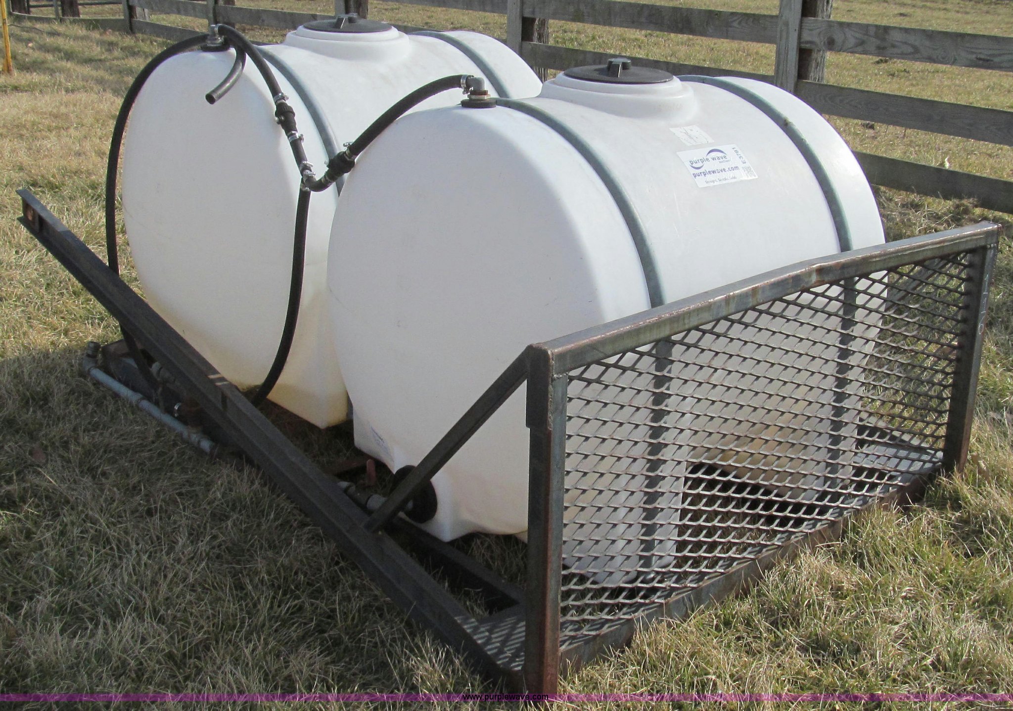 (2) front mounted tractor spray tanks in Fulton, MO | Item E3781 sold ...