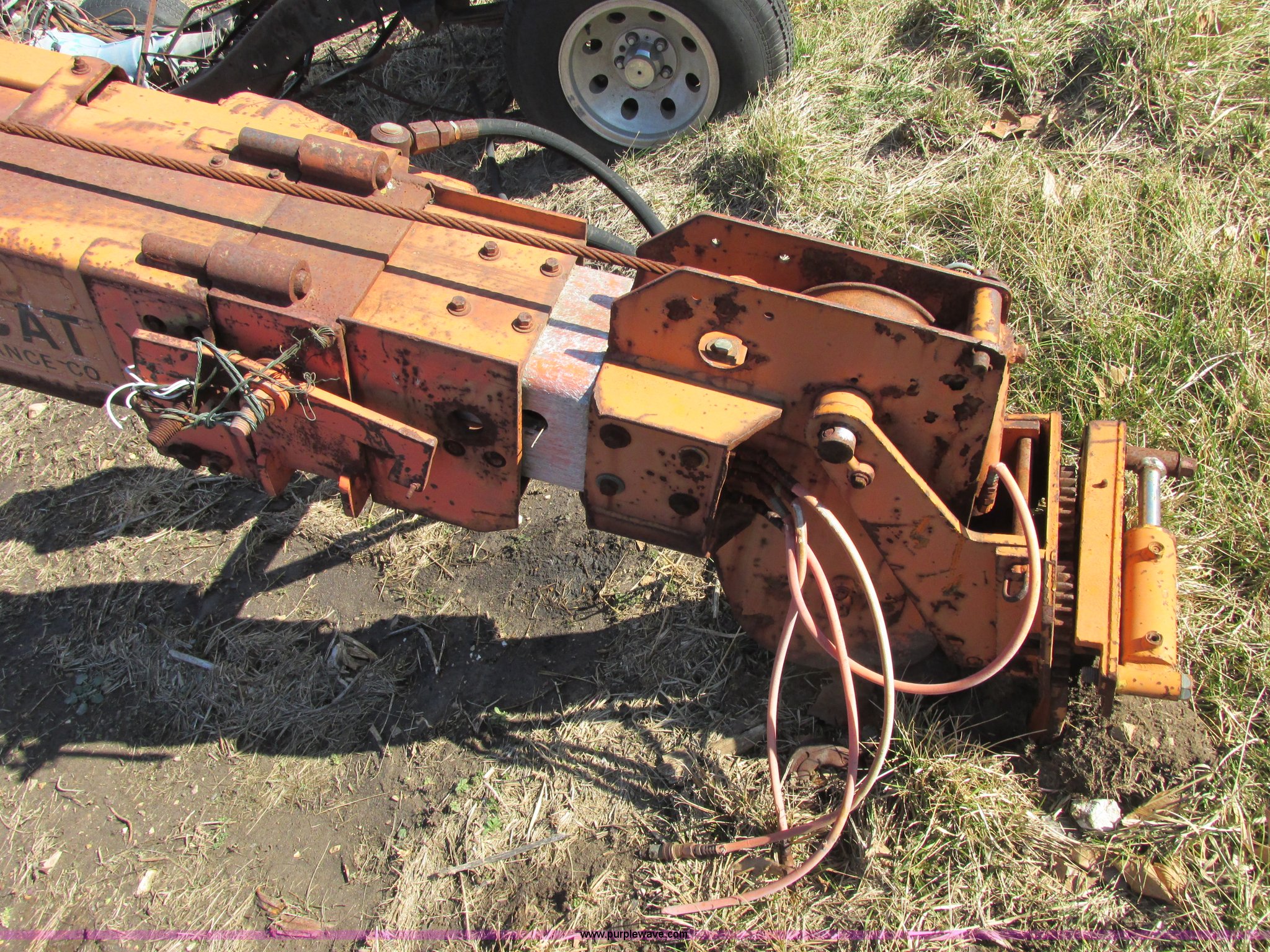 Pitman Polecat hydraulic boom and auger assembly in Wright City, MO ...