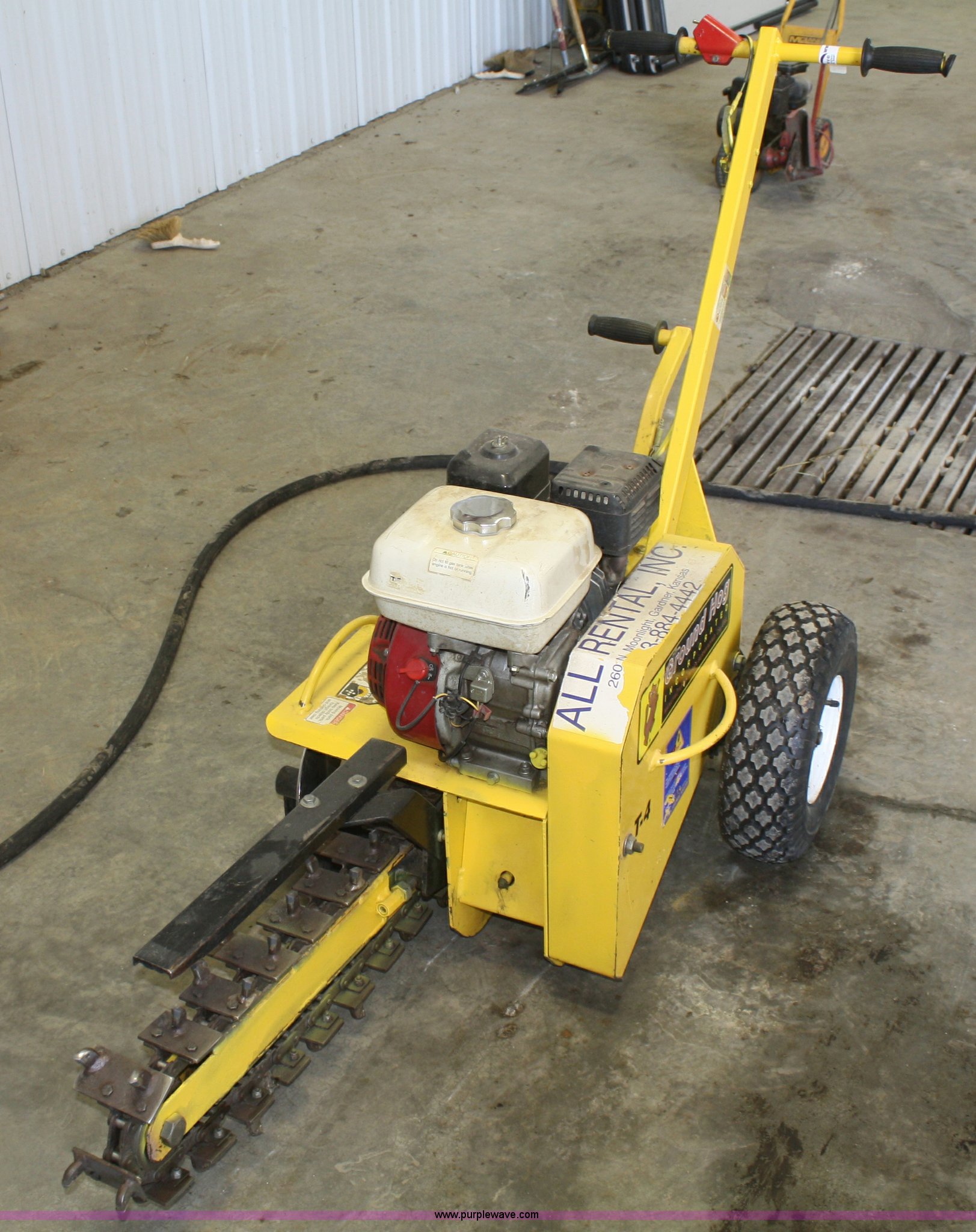 Ground Hog trencher in Paola, KS | Item P9974 sold | Purple Wave