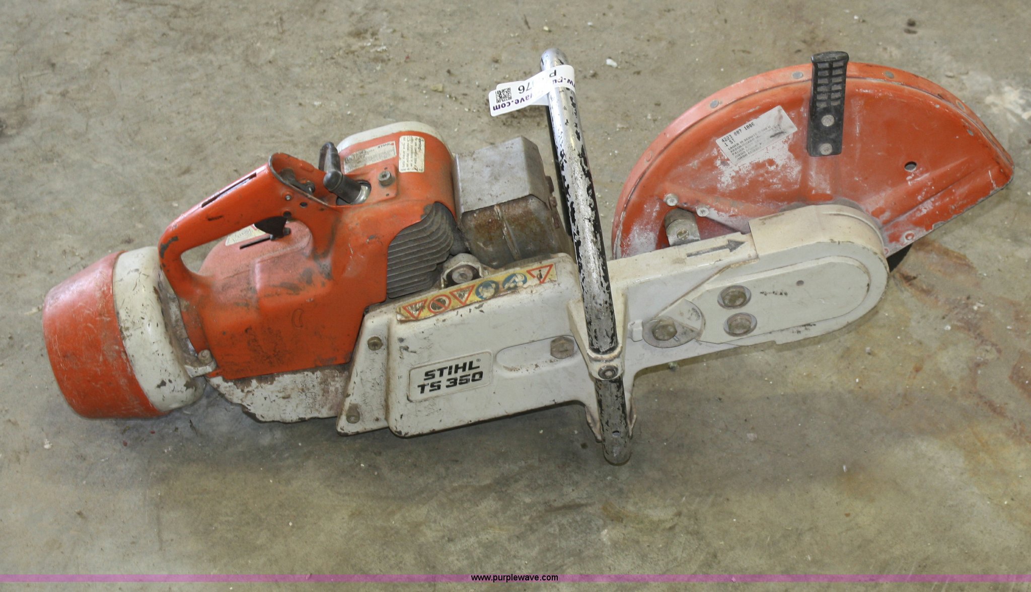 Stihl TS360 concrete saw in Paola, KS | Item P9976 sold | Purple Wave