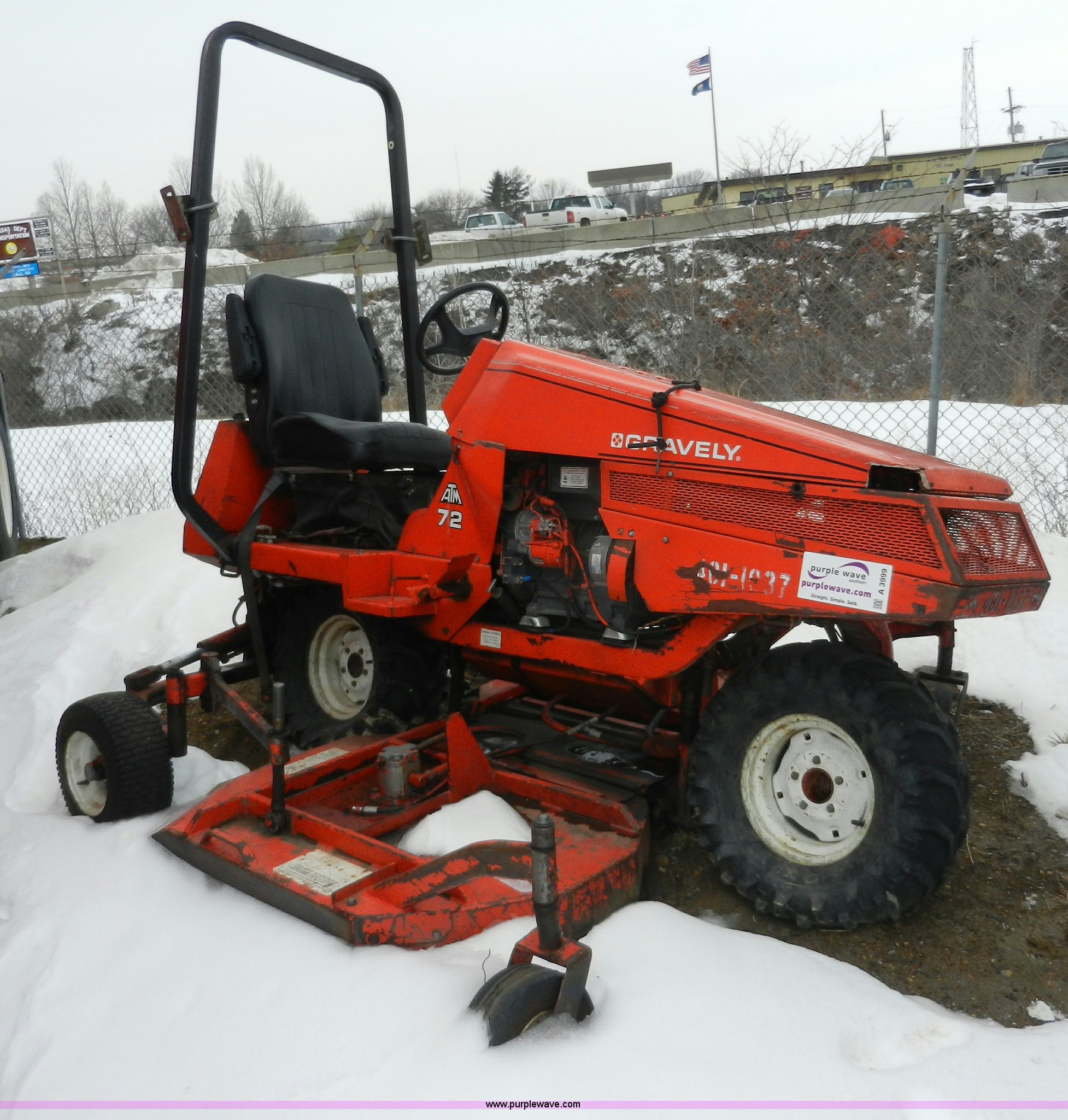 1997 DewEze ATM72 slope mower in Topeka, KS | Item A3999 sold | Purple Wave