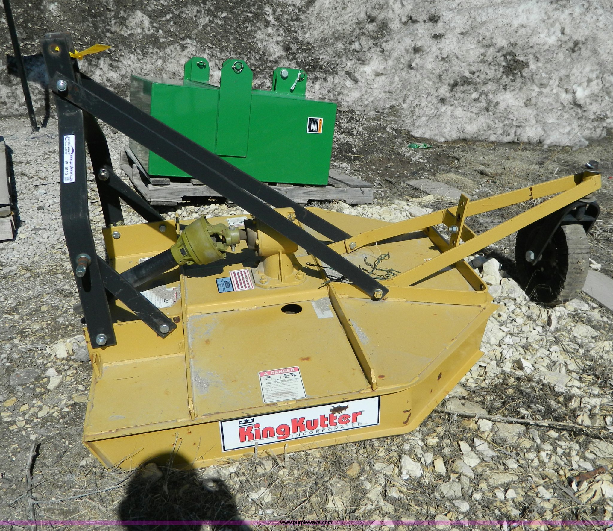 King Kutter 48-40 rotary mower in Hays, KS | Item W9110 sold | Purple Wave