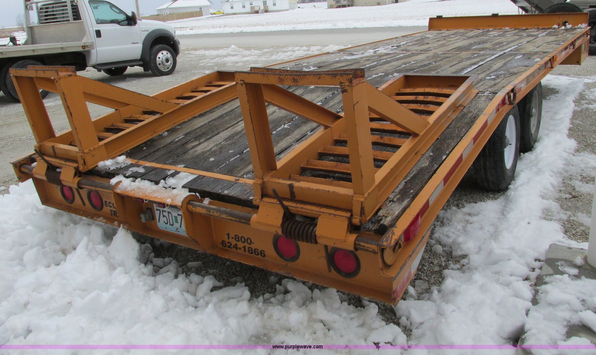 2006 Econoline 12 ton 23' backhoe trailer in Bolivar, MO | Item F4761 ...