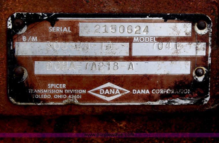 Spicer four speed auxiliary transmission in Topeka, KS | Item V9585 ...