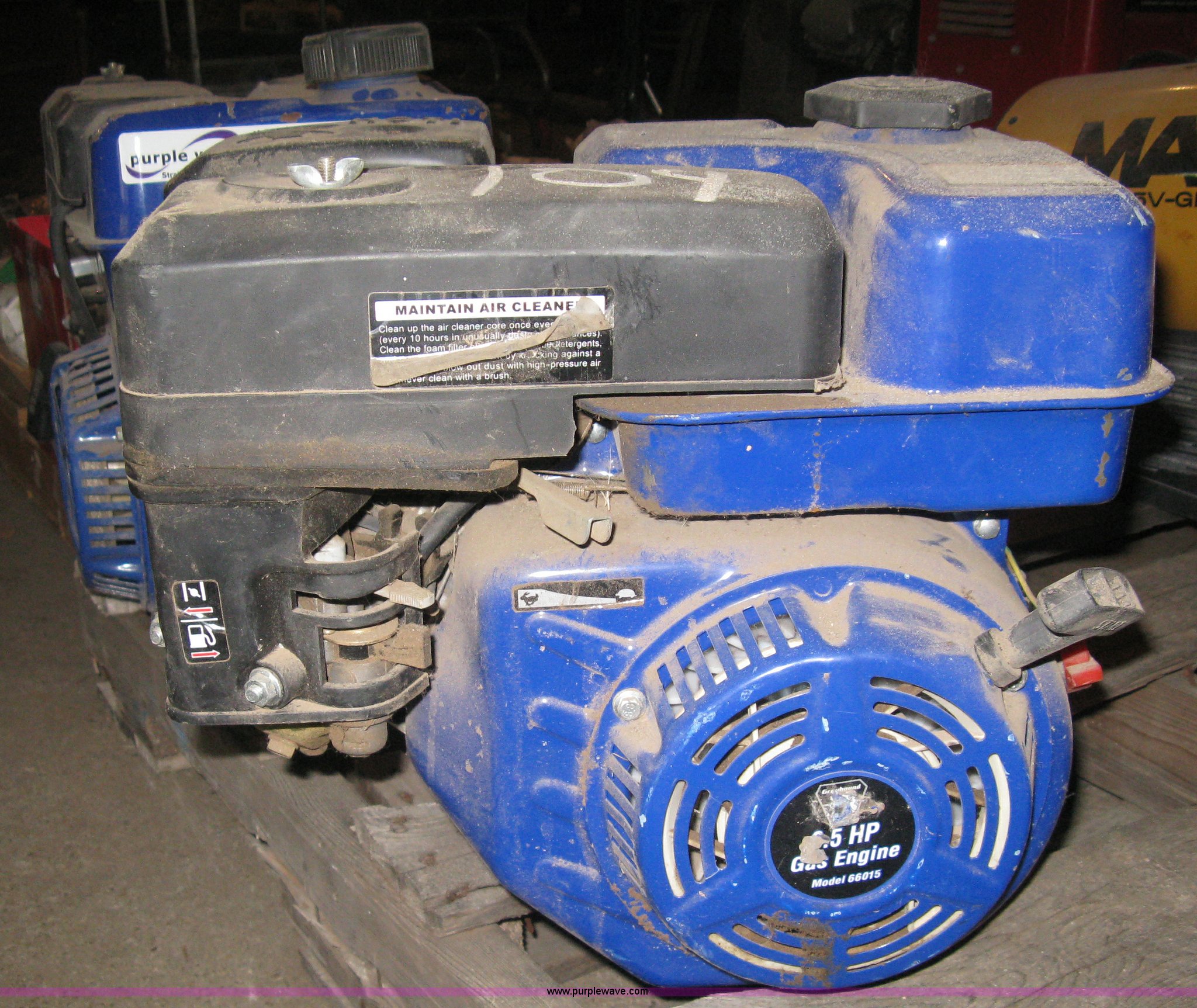 (2) Greyhound 6.5 HP gas engines in Hutchinson, KS | Item AG9524 sold ...