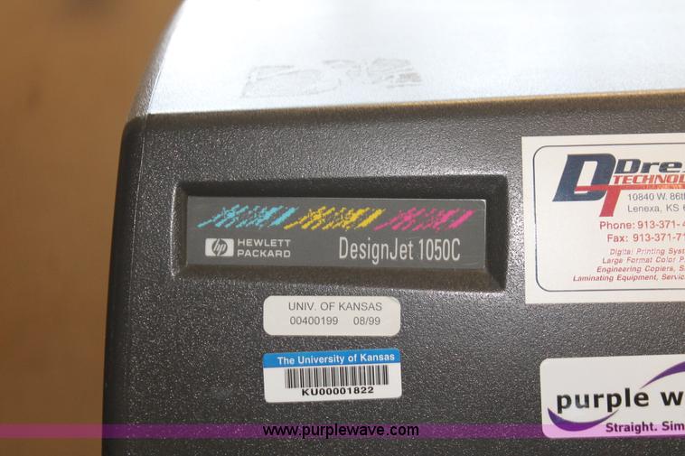 HP Designjet 1050C large format printer in Lawrence, KS | Item W9351 ...
