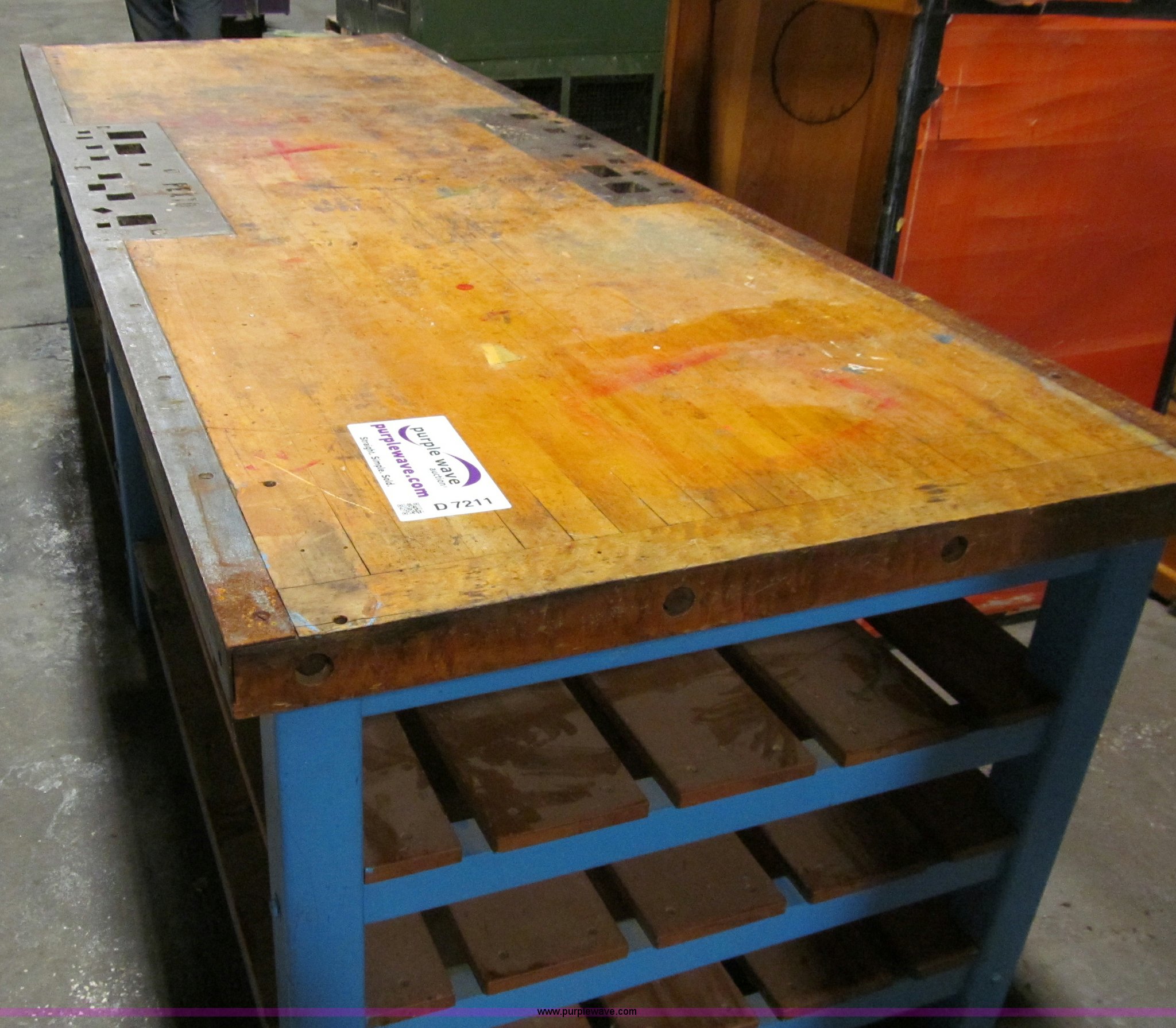 Sheet metal table/work bench in Des Moines, IA | Item D7211 sold ...