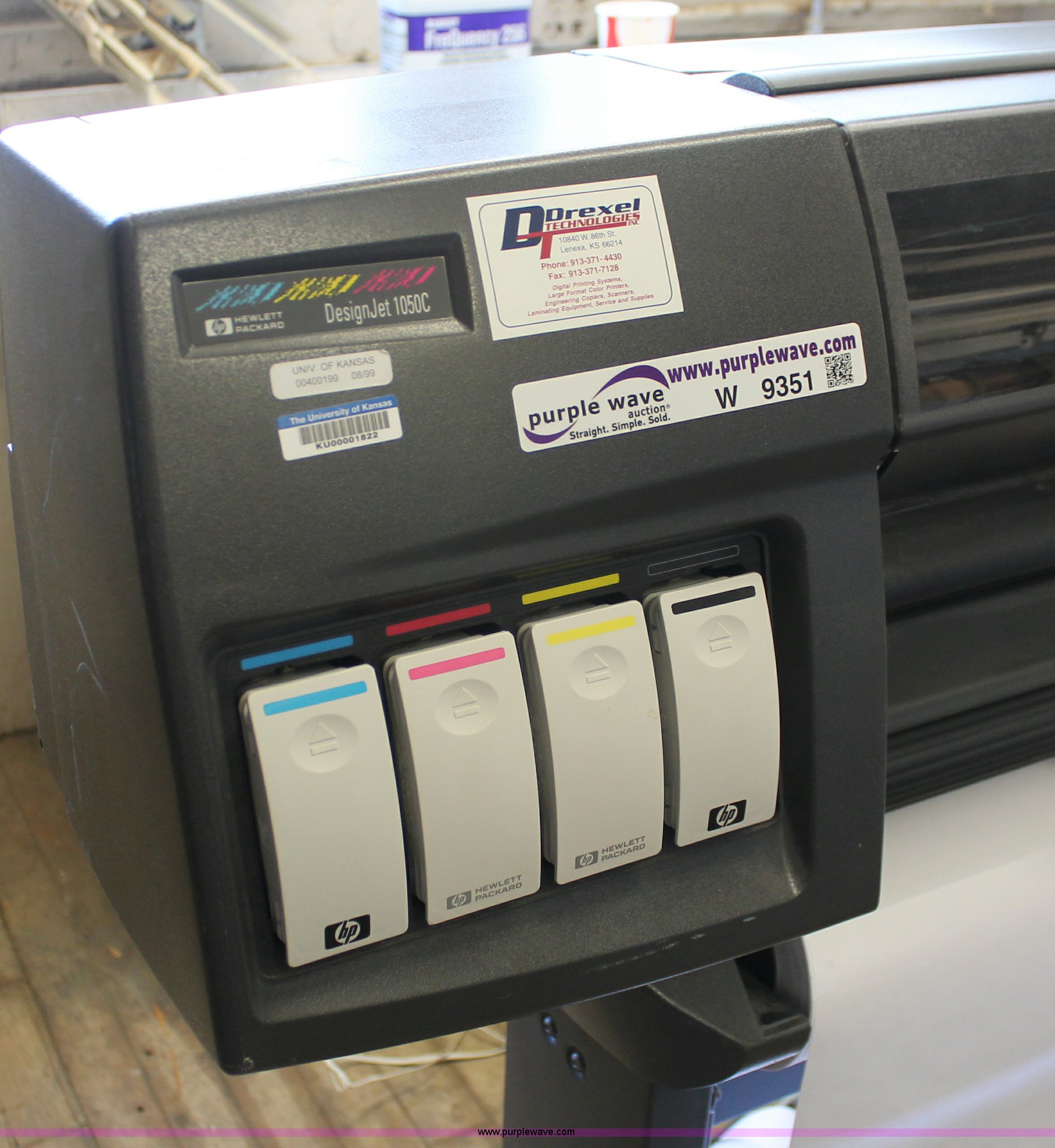 HP Designjet 1050C large format printer in Lawrence, KS | Item W9351 ...