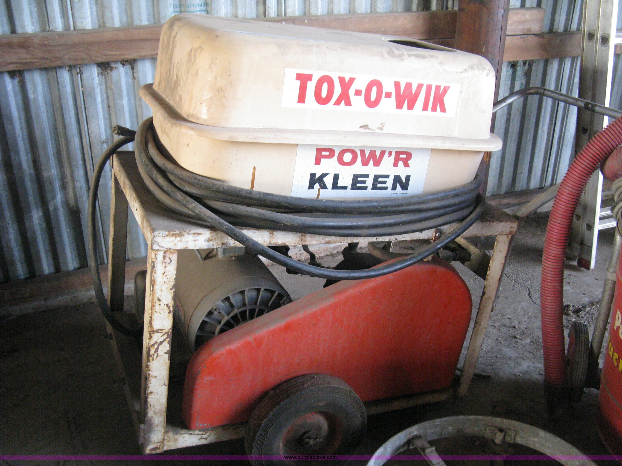 Pow R Kleen pressure washer in Halstead, KS | Item AG9505 sold | Purple ...