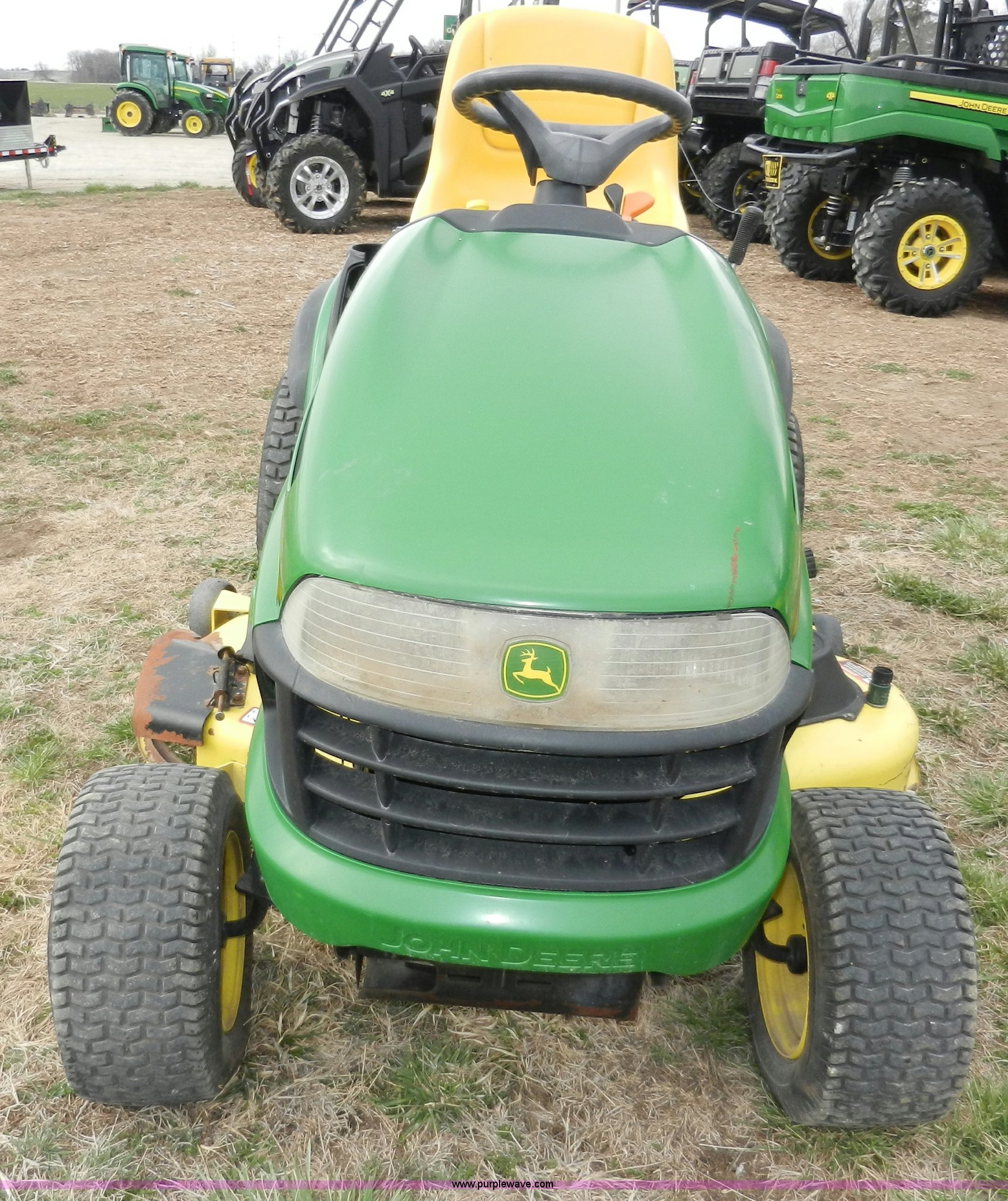 John Deere LA130 lawn mower in Abilene, KS | Item X9615 sold | Purple Wave