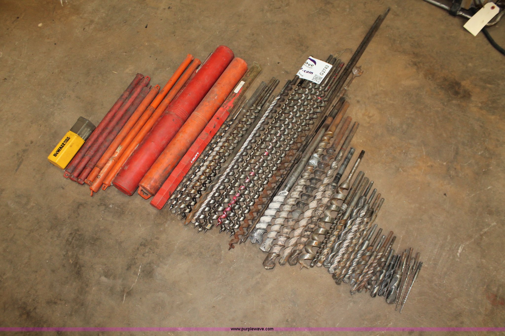 Approximately 55 concrete auger bits in Neillsville, WI | Item G2743 ...